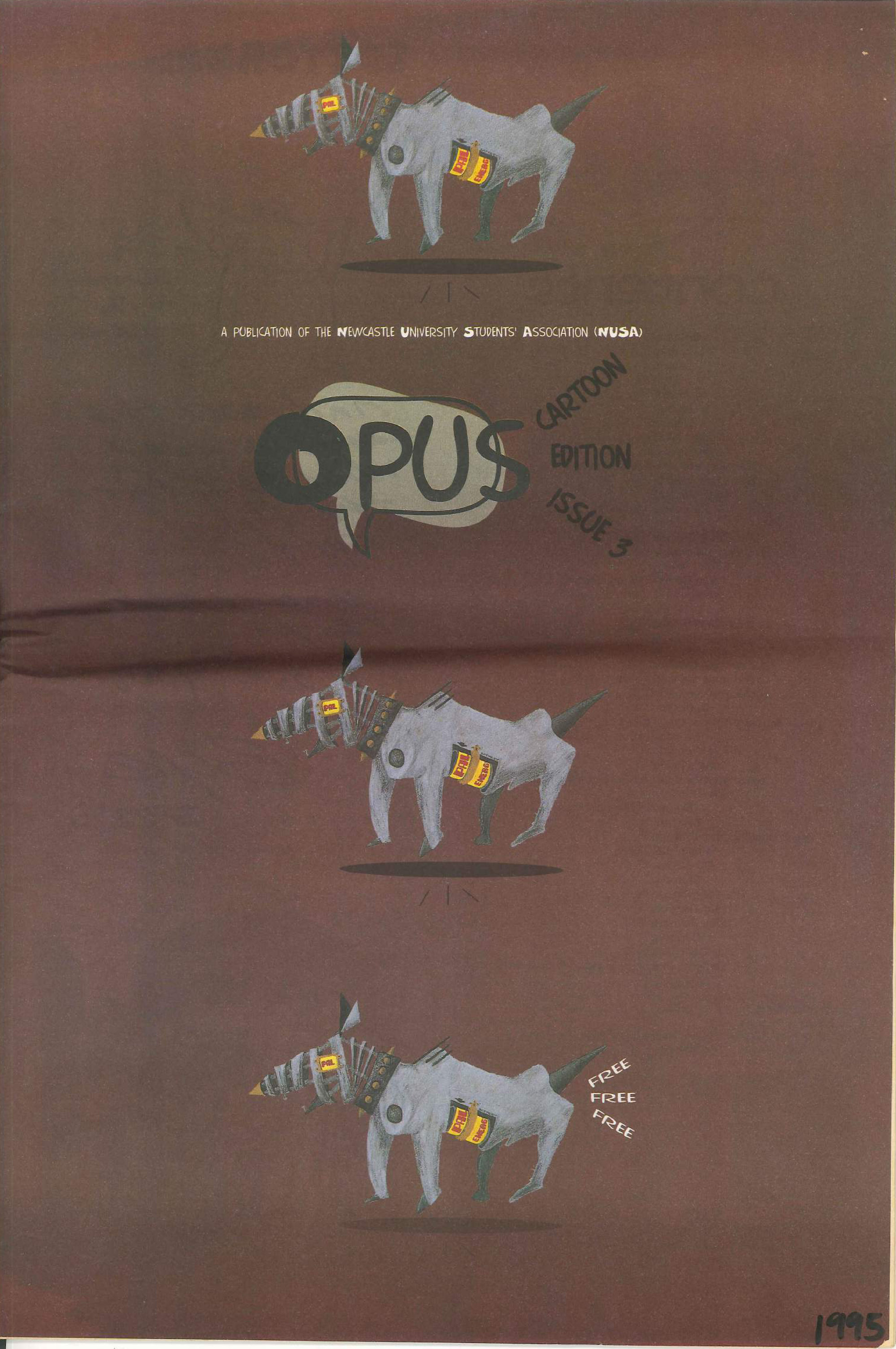 Opus - Issue 3 - Cartoon - 1995 | Living Histories