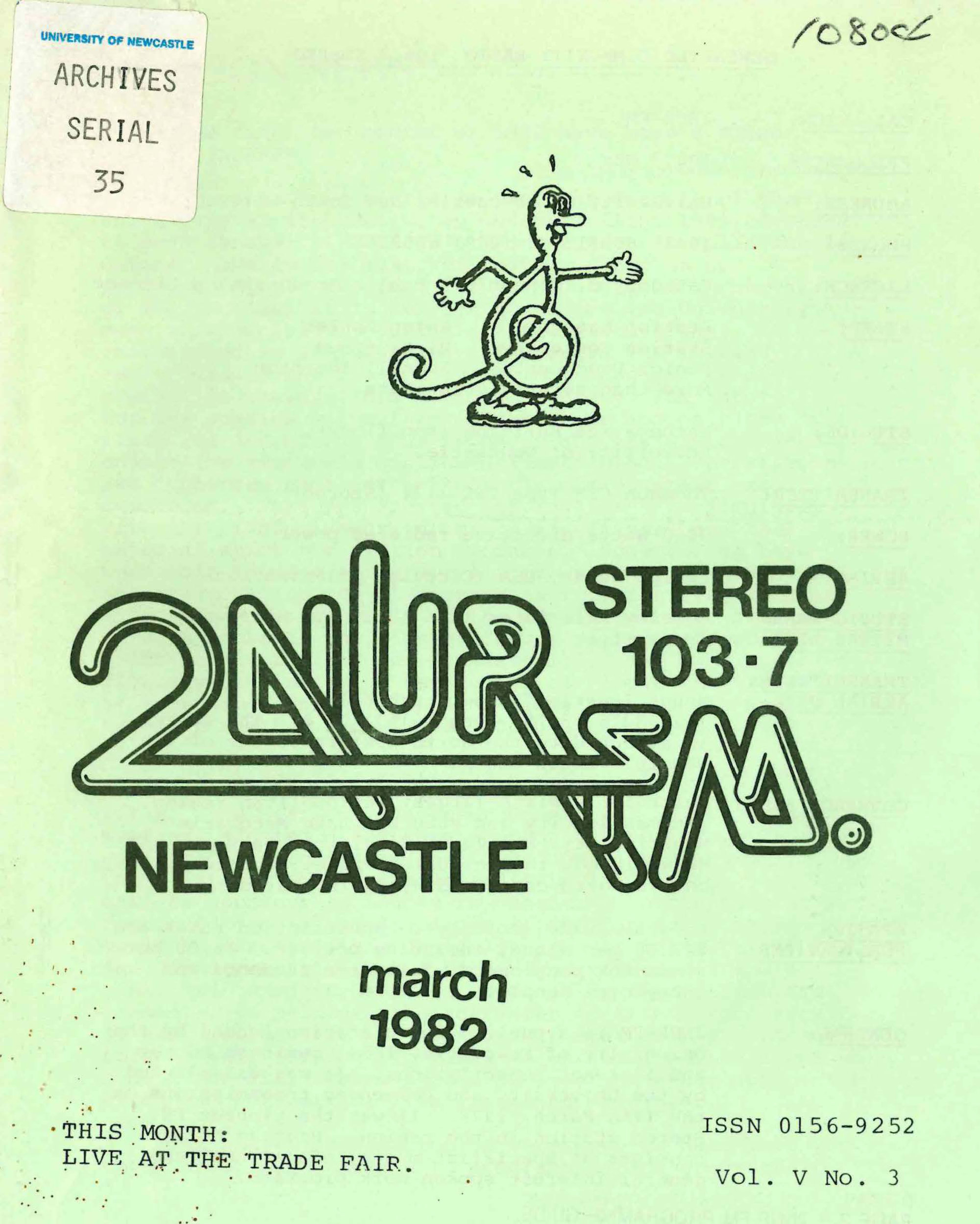 2NUR Programme Guide March 1982 | Living Histories