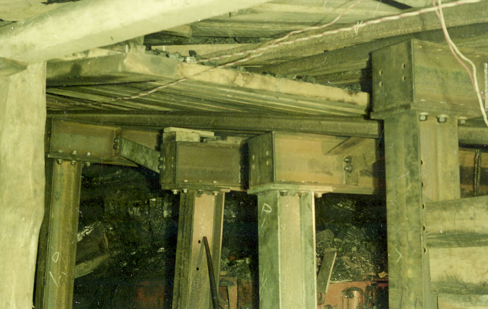 Buried continuous miner in Black Hill section, Stockrington No. 2 ...