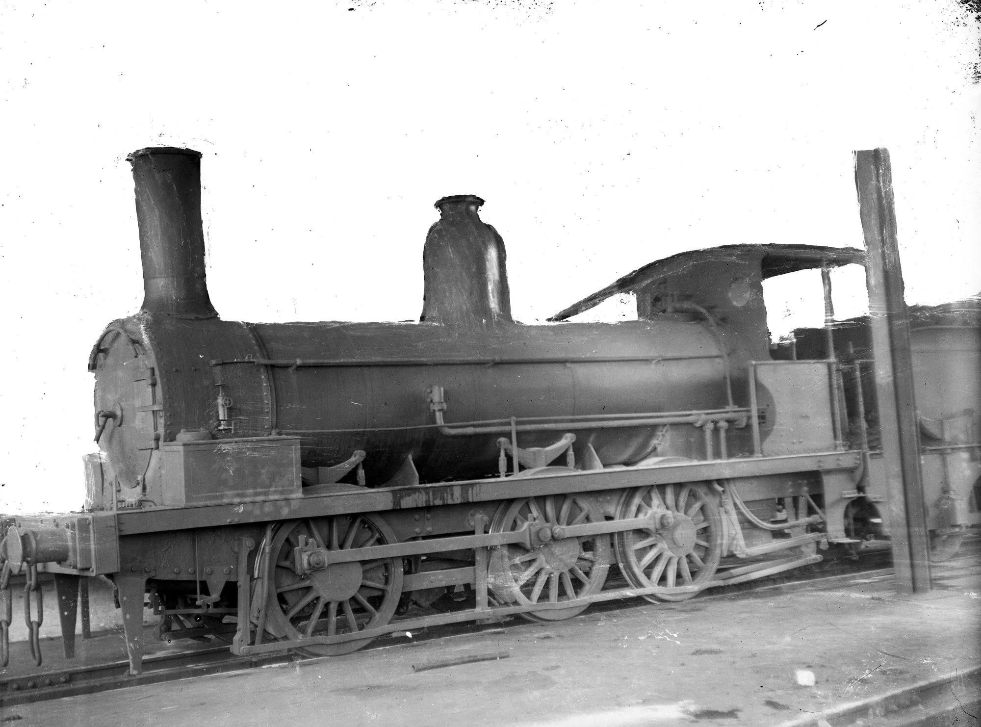NSWGR E17 Class, No. 41X, 0-6-0 Goods Type, locomotive at Hamilton ...