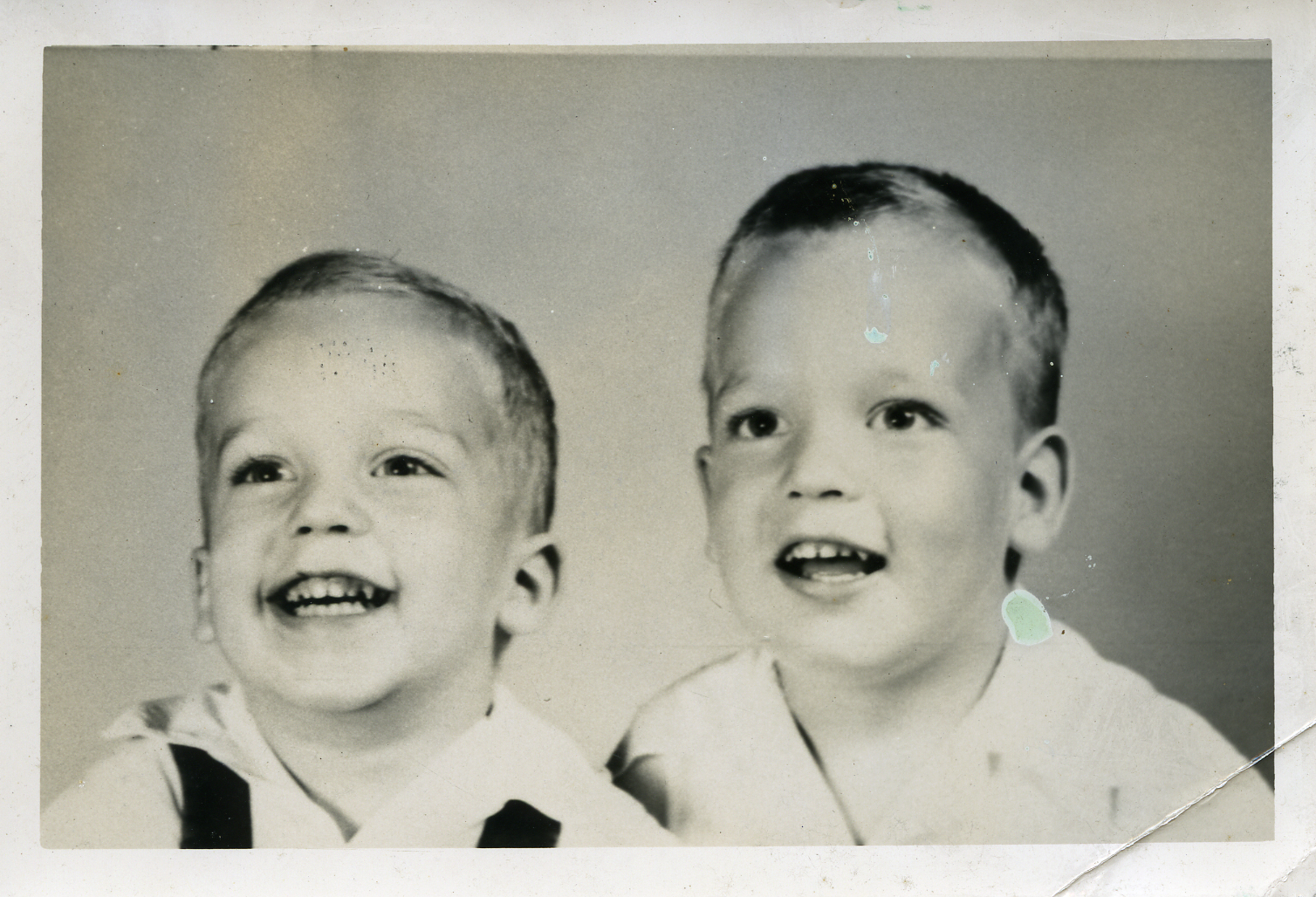 Colin and Bruce McLarty, 25 December, 1954 - State Dockyard, Newcastle ...