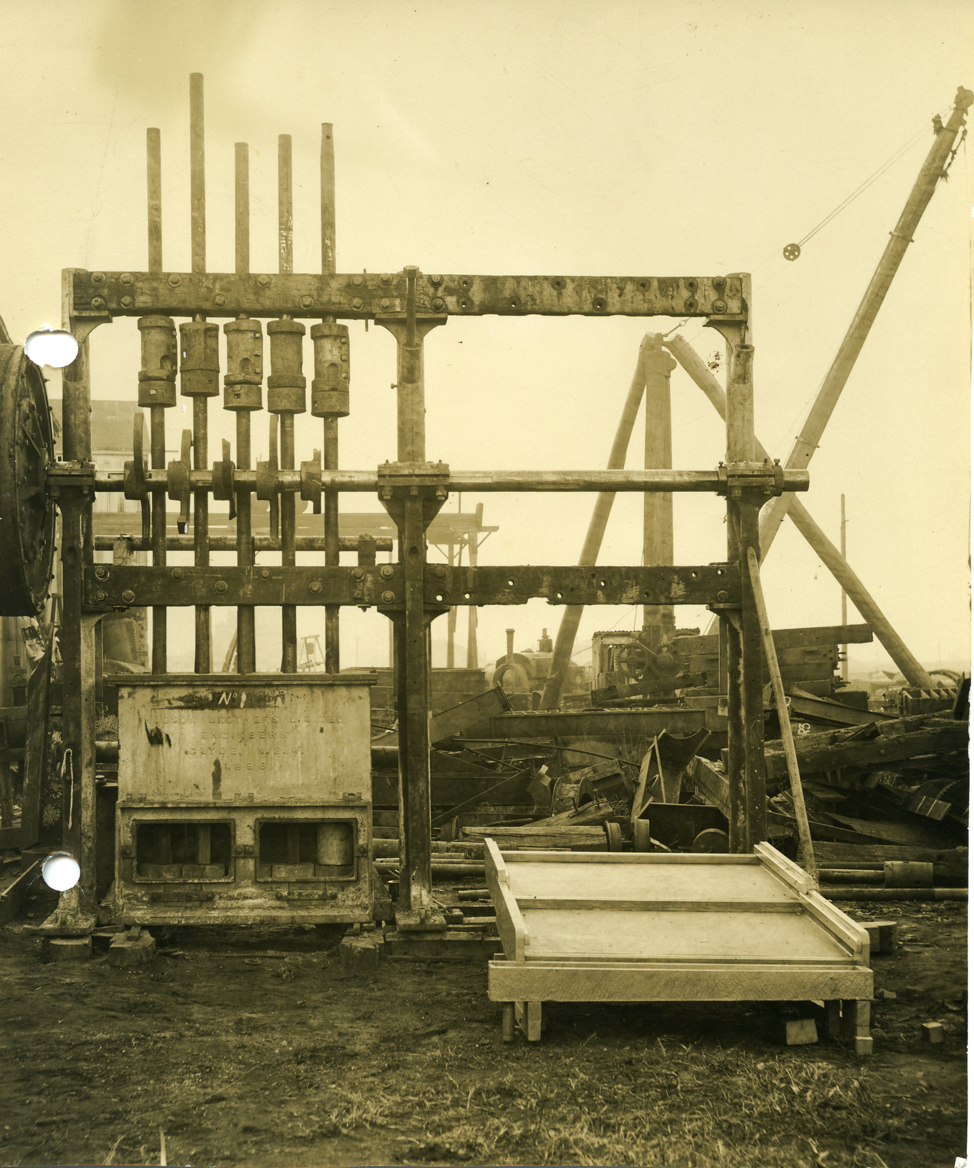 Machinery, Battery stamping mill - Morison & Bearby Ltd, Newcastle, NSW ...