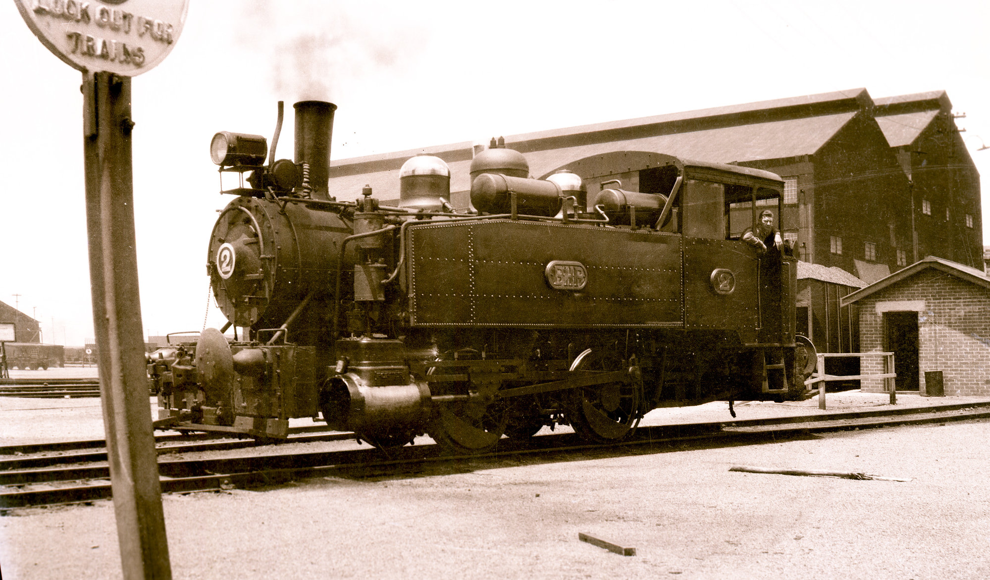 BHP, Locomotive No.2, Tank Type, Newcastle steelworks [c.1930s ...