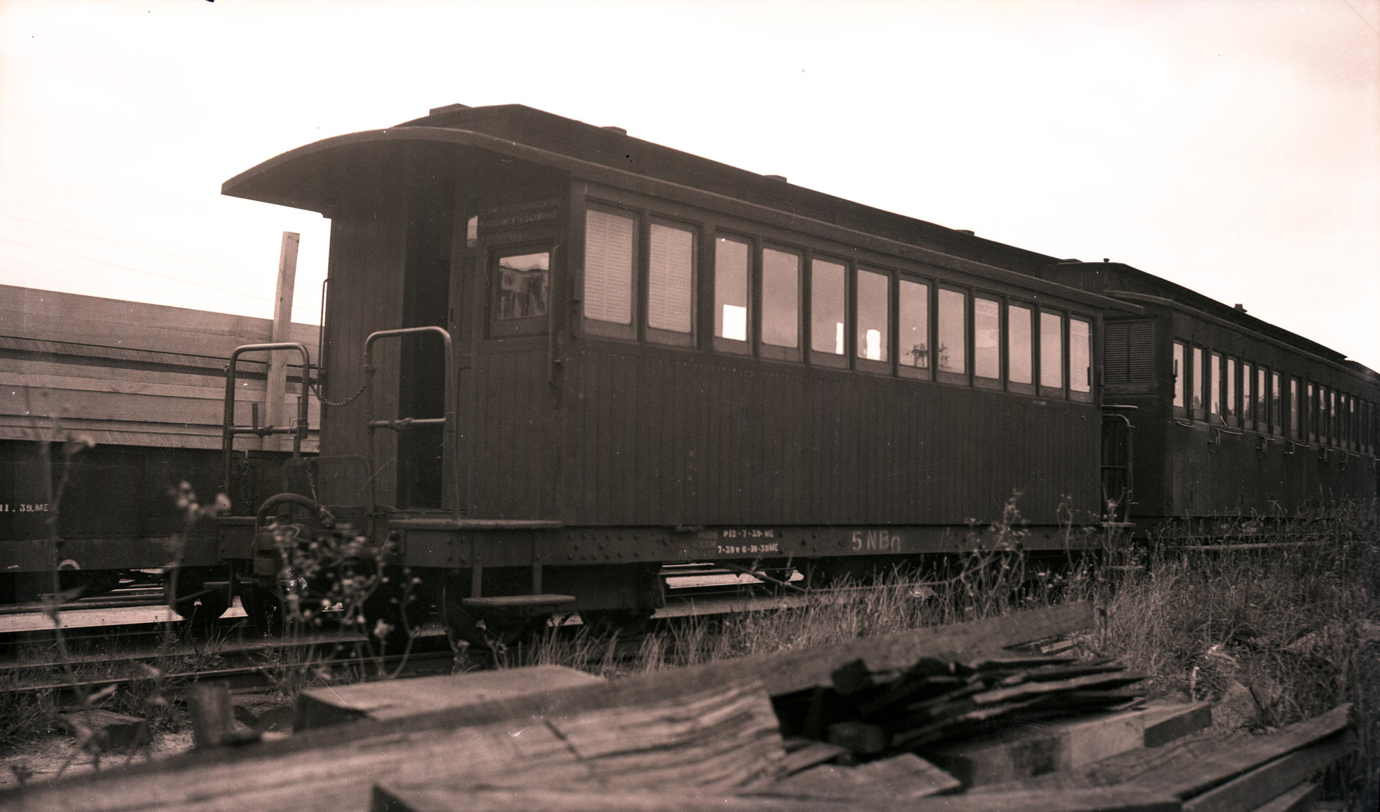 VR 5NB Type narrow gauge carriages in storage, Moe, Victoria, [1940s ...