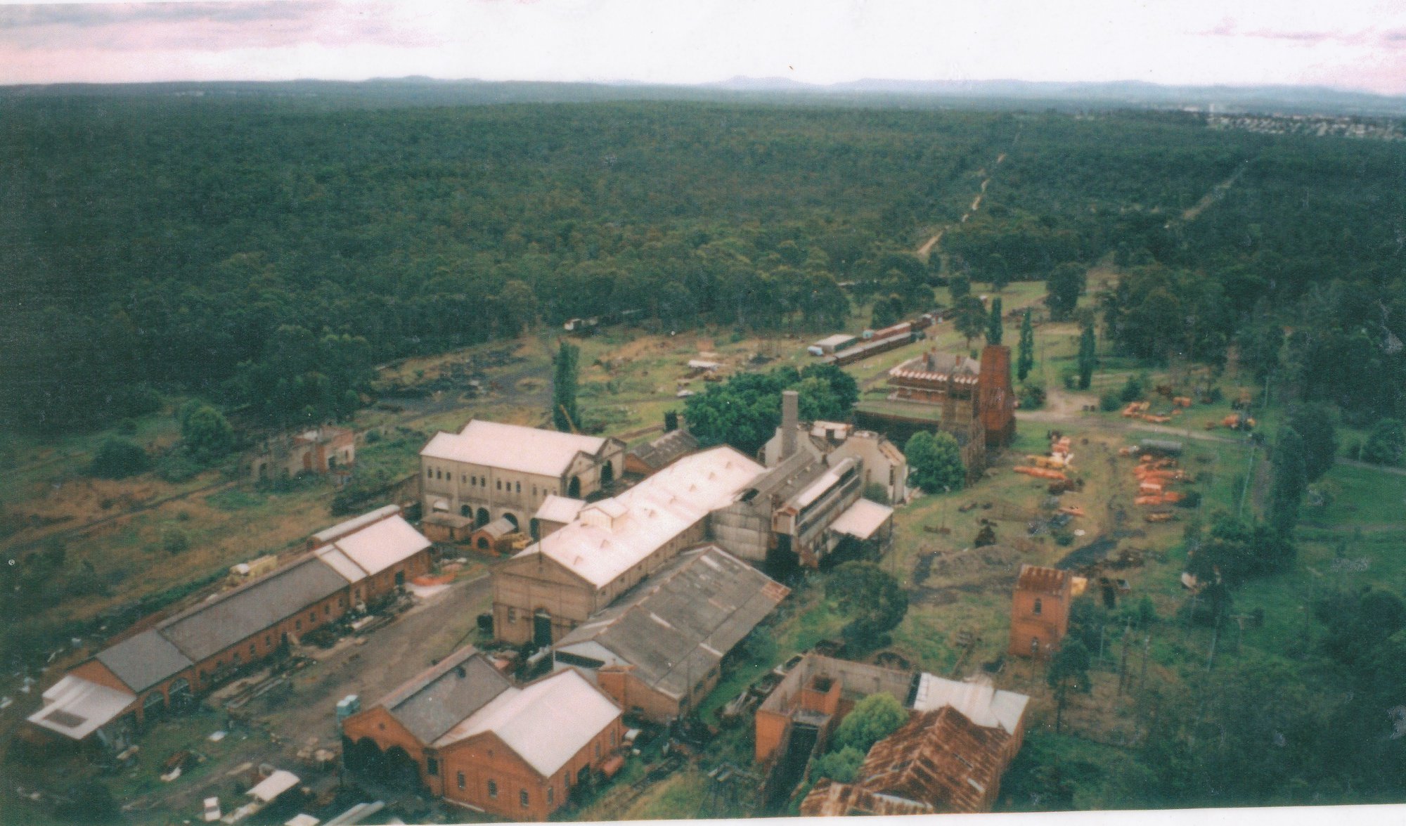 Richmond Main Colliery, NSW from the air | Living Histories
