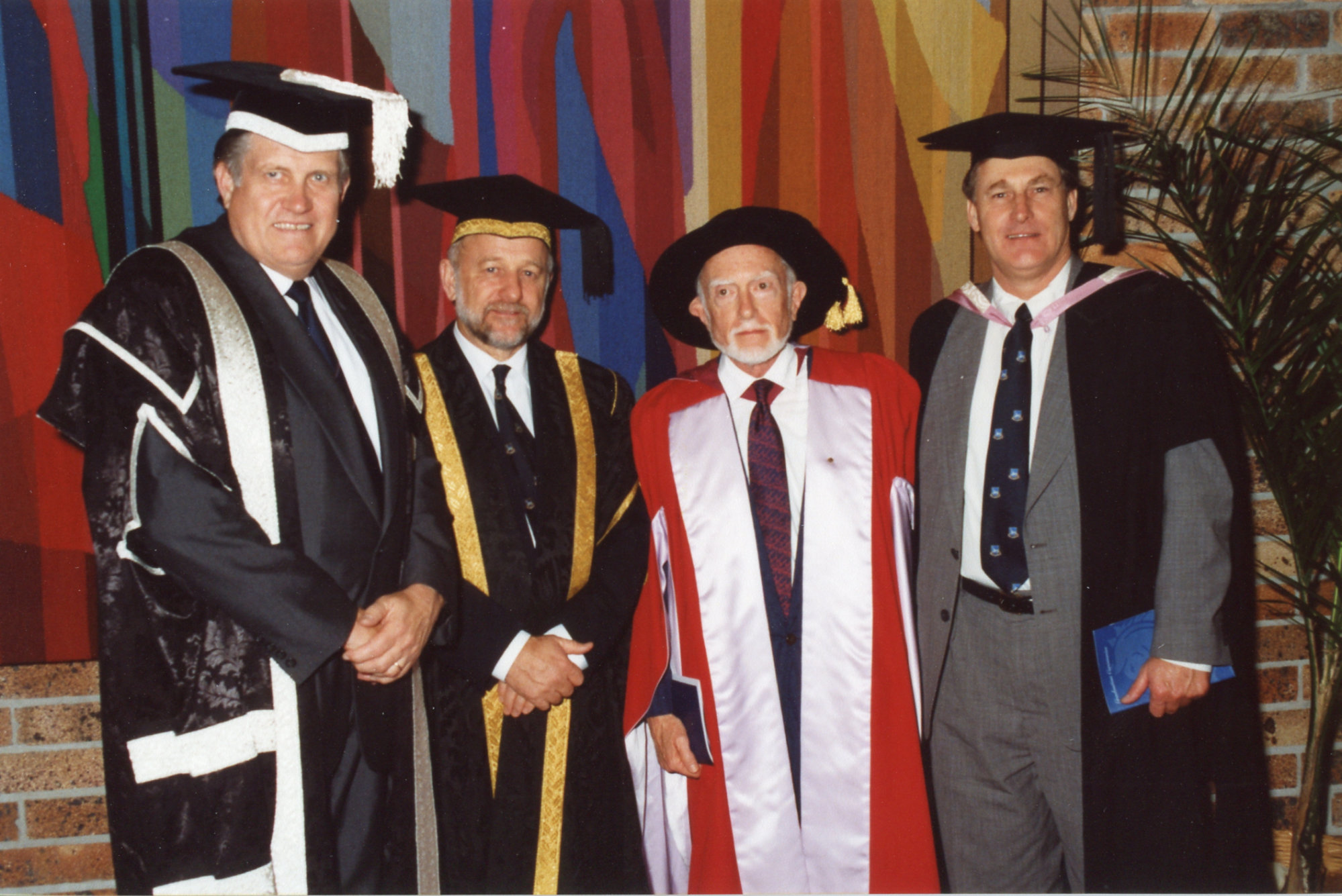 Vice-Chancellor, Professor Roger Holmes with Deputy Chancellor Trevor ...
