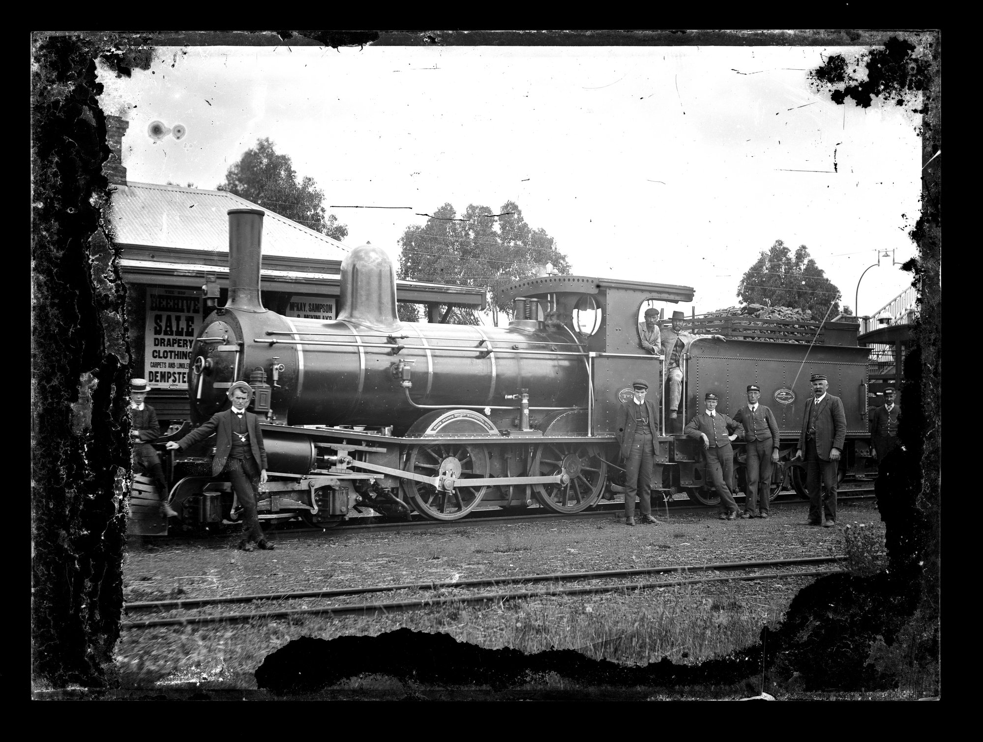 Tasmanian Government Railways (TGR) loco B5, Longford, Tasmania. John ...