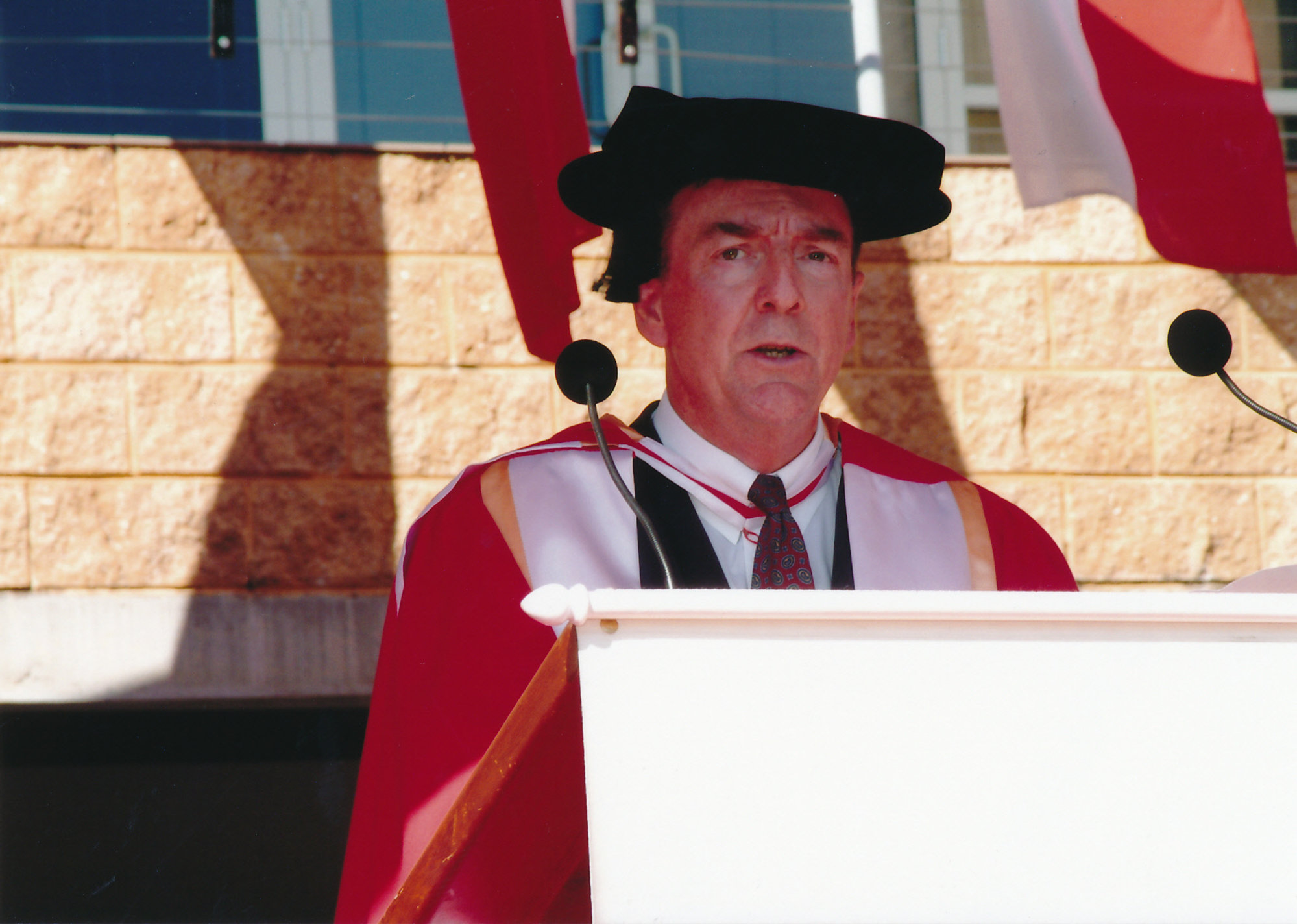 Barry McKnight at Central Coast Campus graduation, 14th April 2014 ...