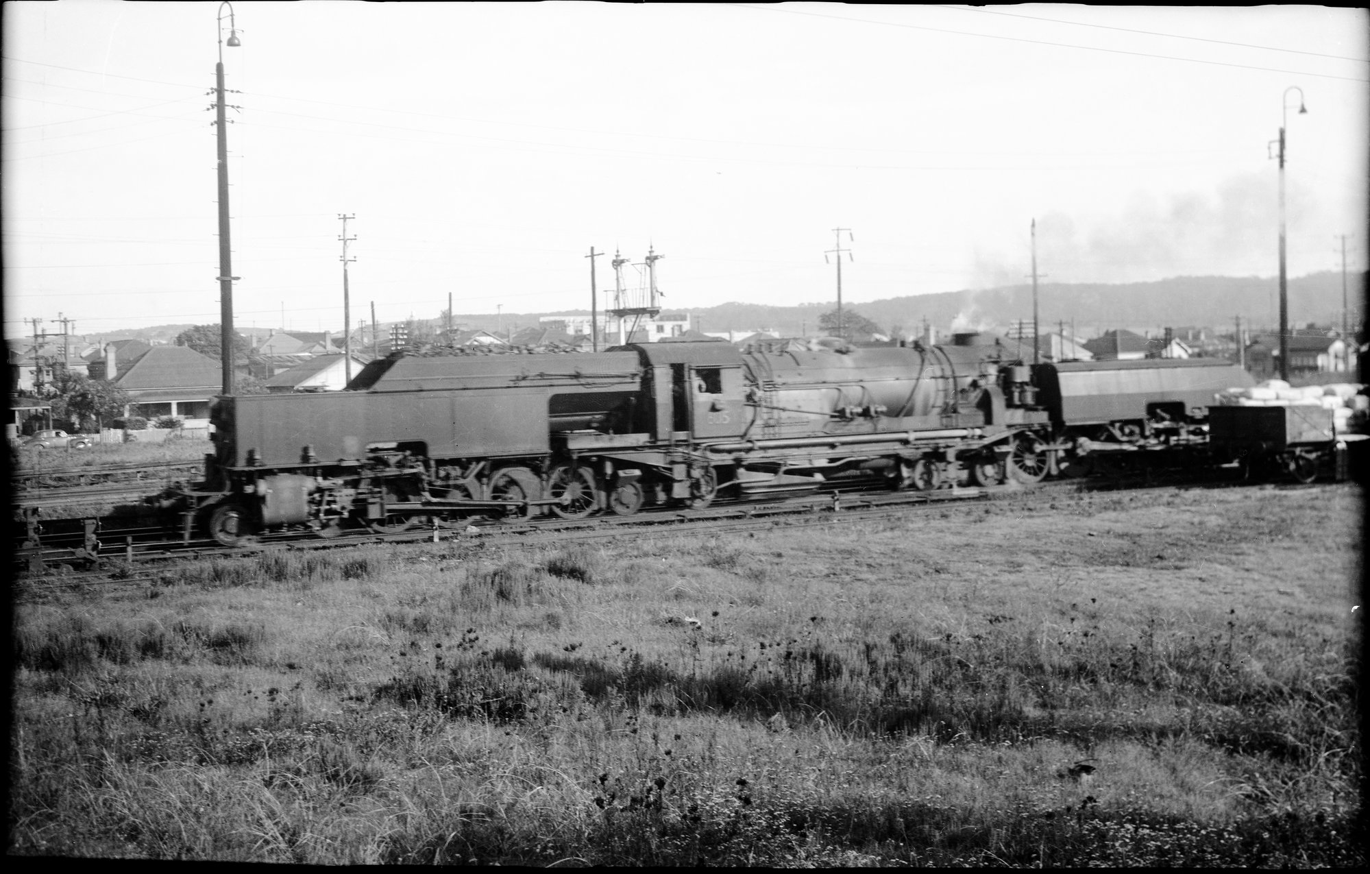 NSWGR, AD-60 Class, No. 6015 Beyer-Garratt locomotive, goods ...