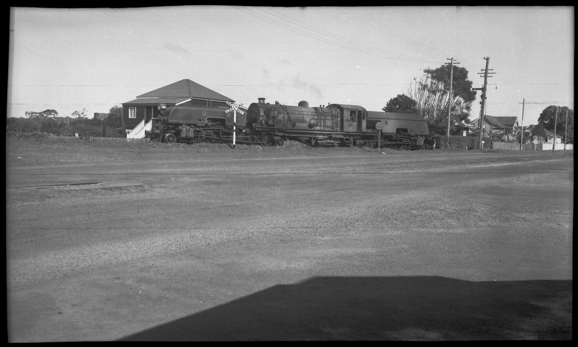QGR, Beyer-Garratt Steam Locomotive, Perry Street, North Bundaberg, Qld ...