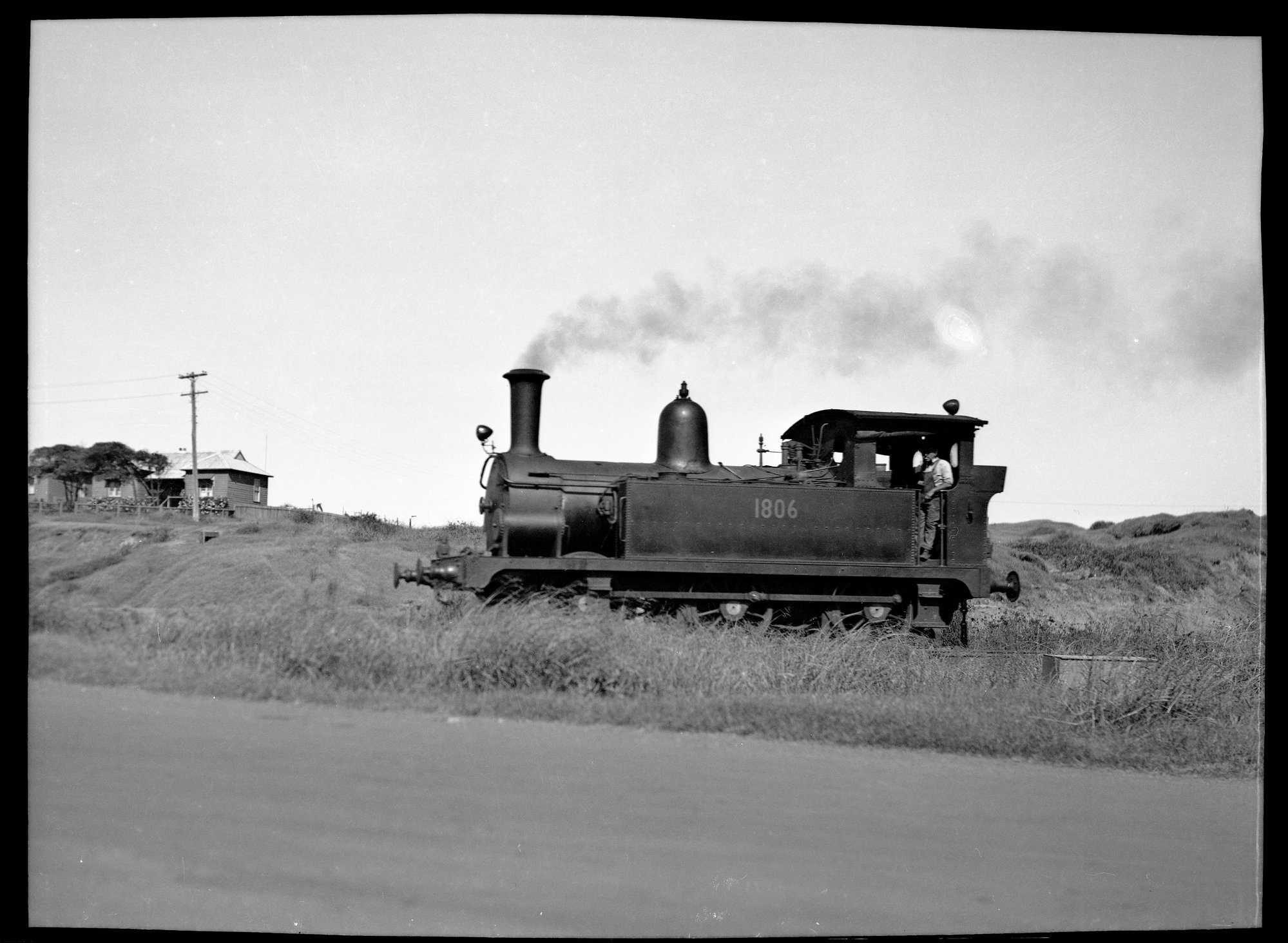 NSWGR, Z18 Class No. 1806, light engine, Port Kembla, [1950s] | Living ...