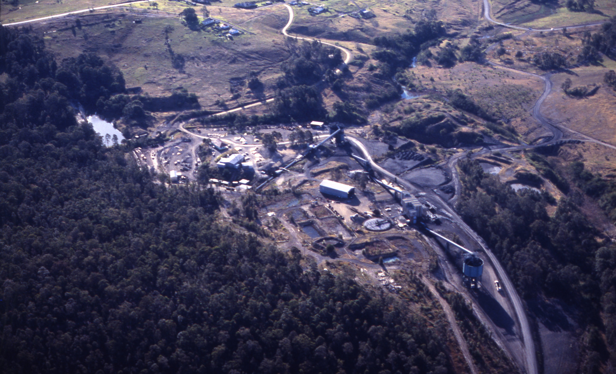 [Wallsend Borehole Colliery at Minmi]- aerial shot | Living Histories