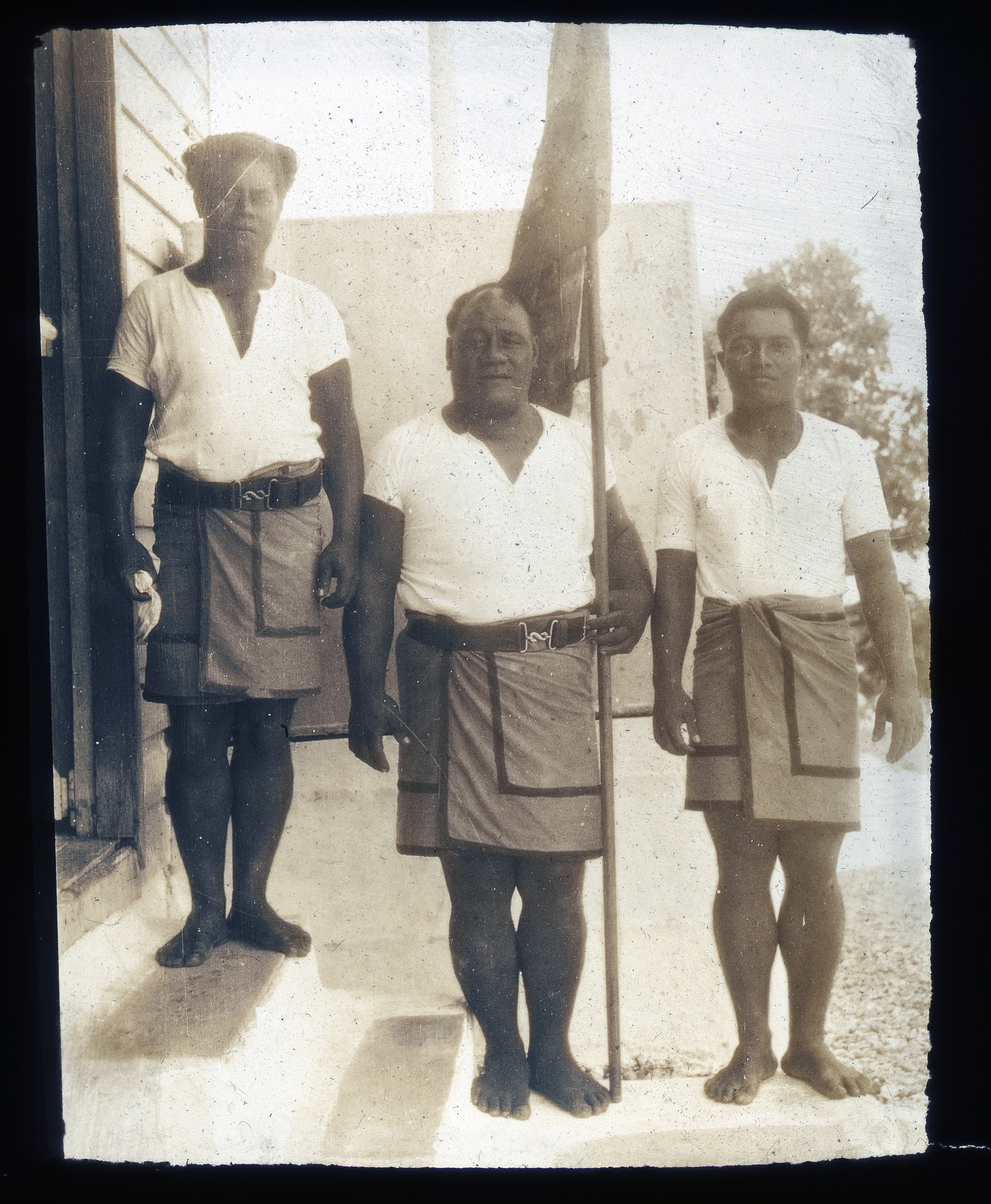 Three natives of the island, Nauru | Living Histories