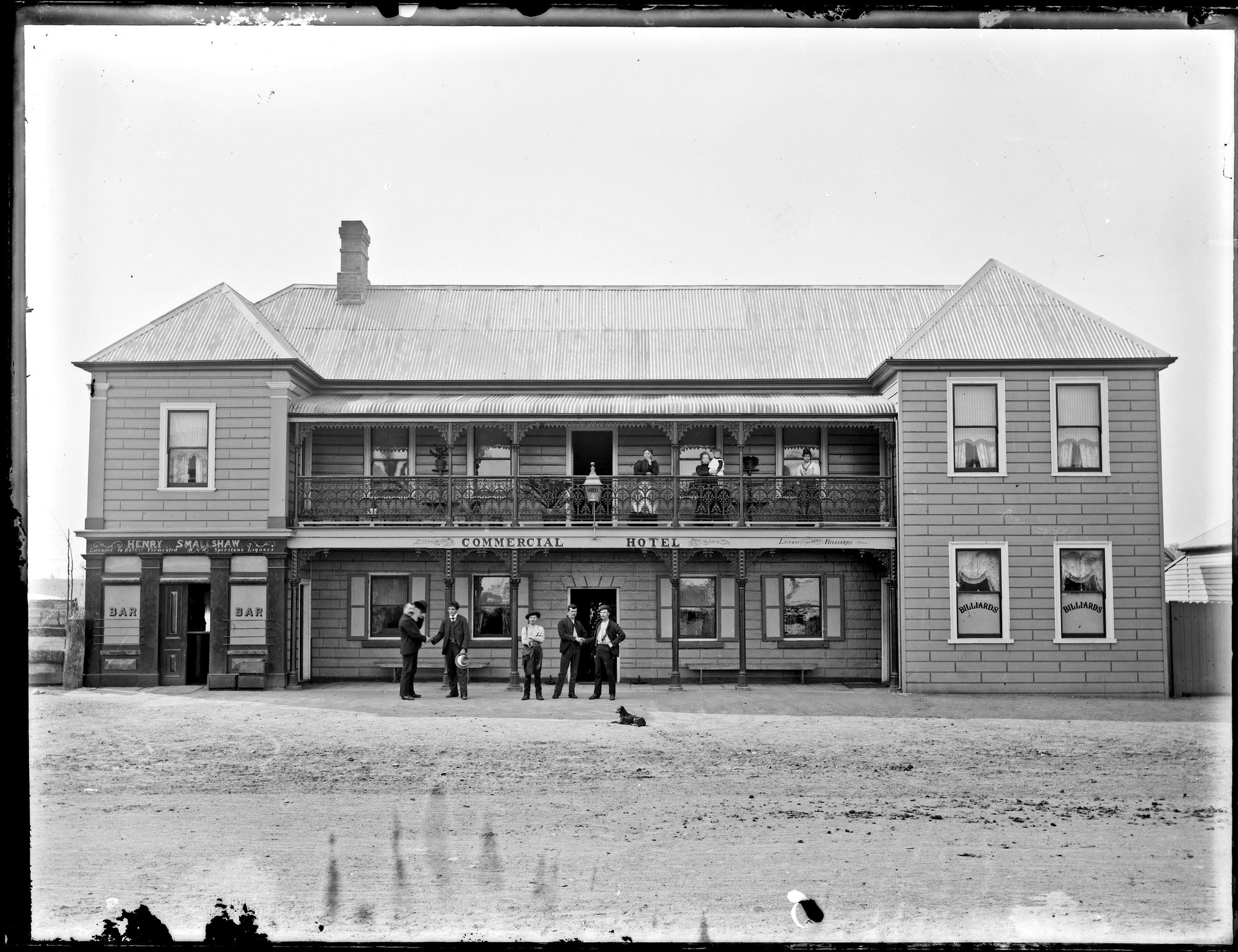 Henry Smallshaw's Commercial Hotel, Branxton, NSW, October 1891 ...