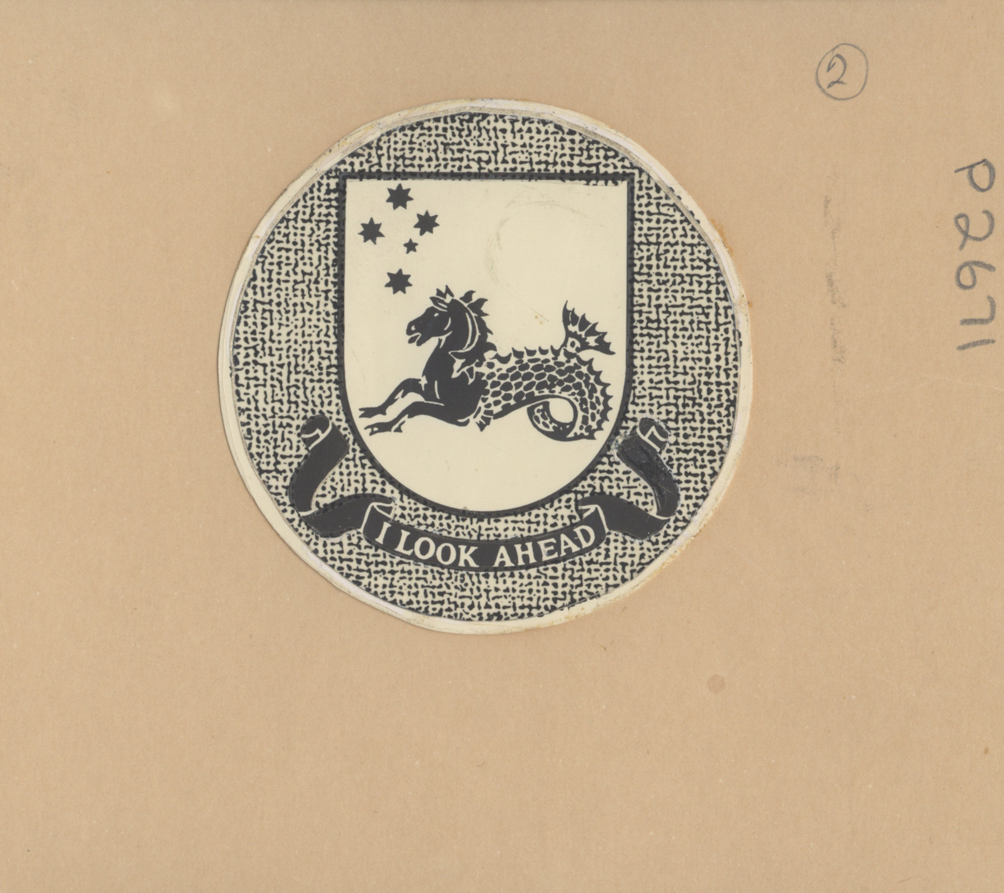 University of Newcastle's coat-of-arms with motto, I Look Ahead ...