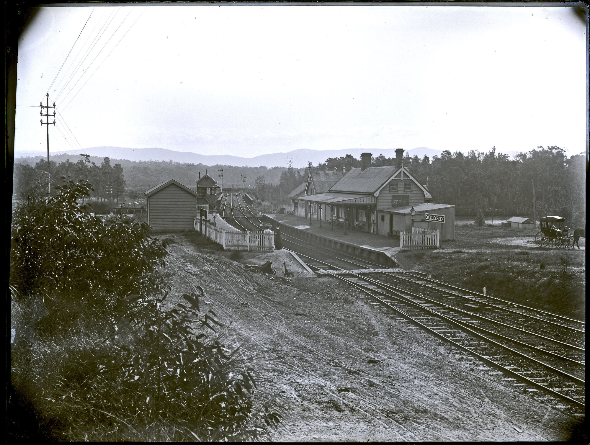Cockle Creek Railway Station, Cockle Creek, NSW, 25 April 1896 | Living ...