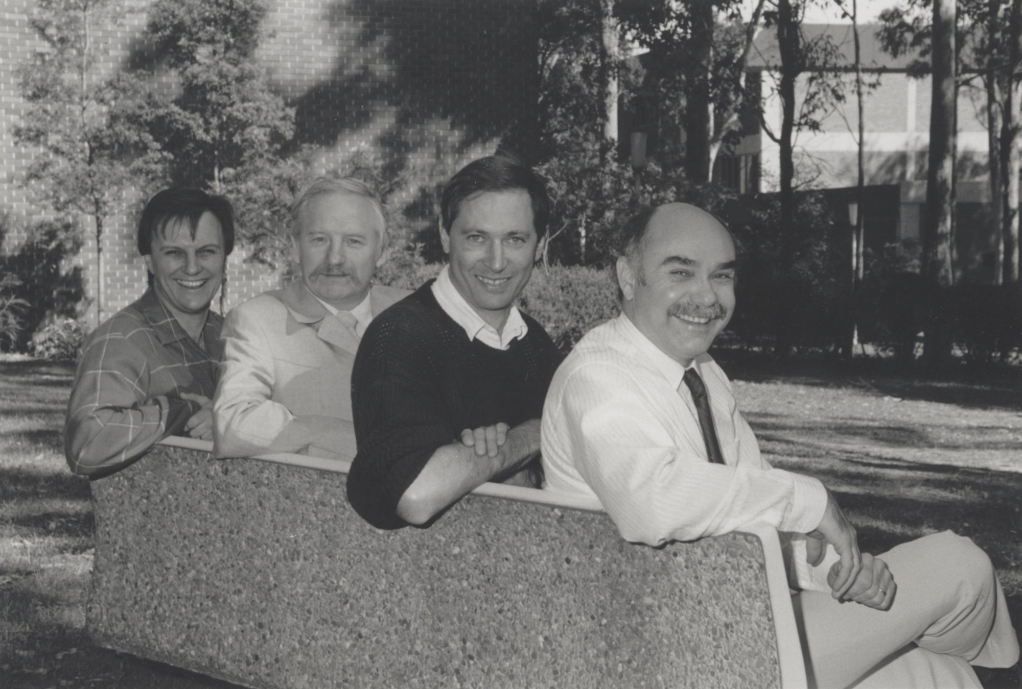 Dr. Bob Betz and Professor Graham Goodwin with visiting Professors, the ...