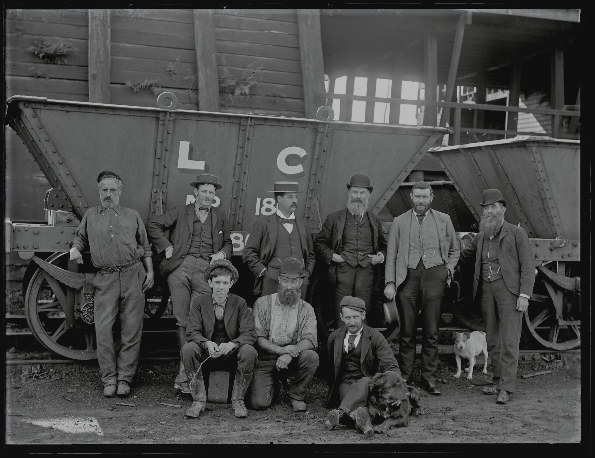 Colliery Officials, Lambton Colliery, Lambton, NSW, 27 May 1897 ...