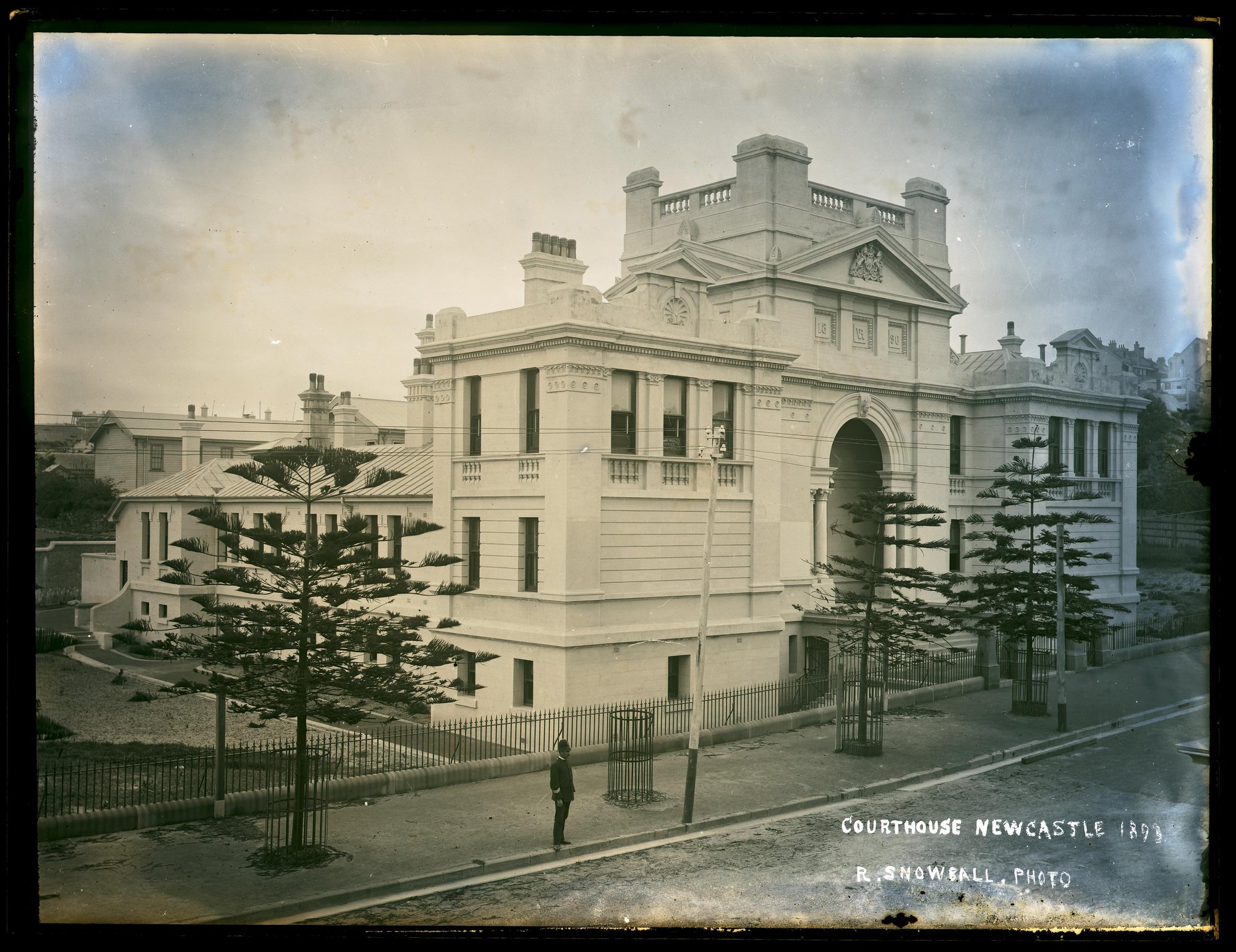 Newcastle Courthouse, Church Street, Newcastle, NSW, 6 April 1893 ...