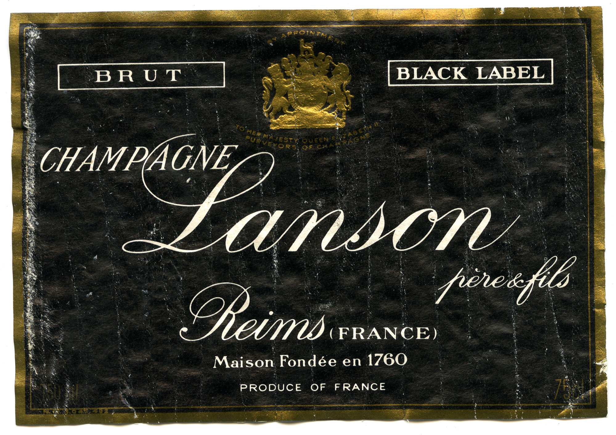Maison Fondee Champagne Label [n.d.] | Living Histories