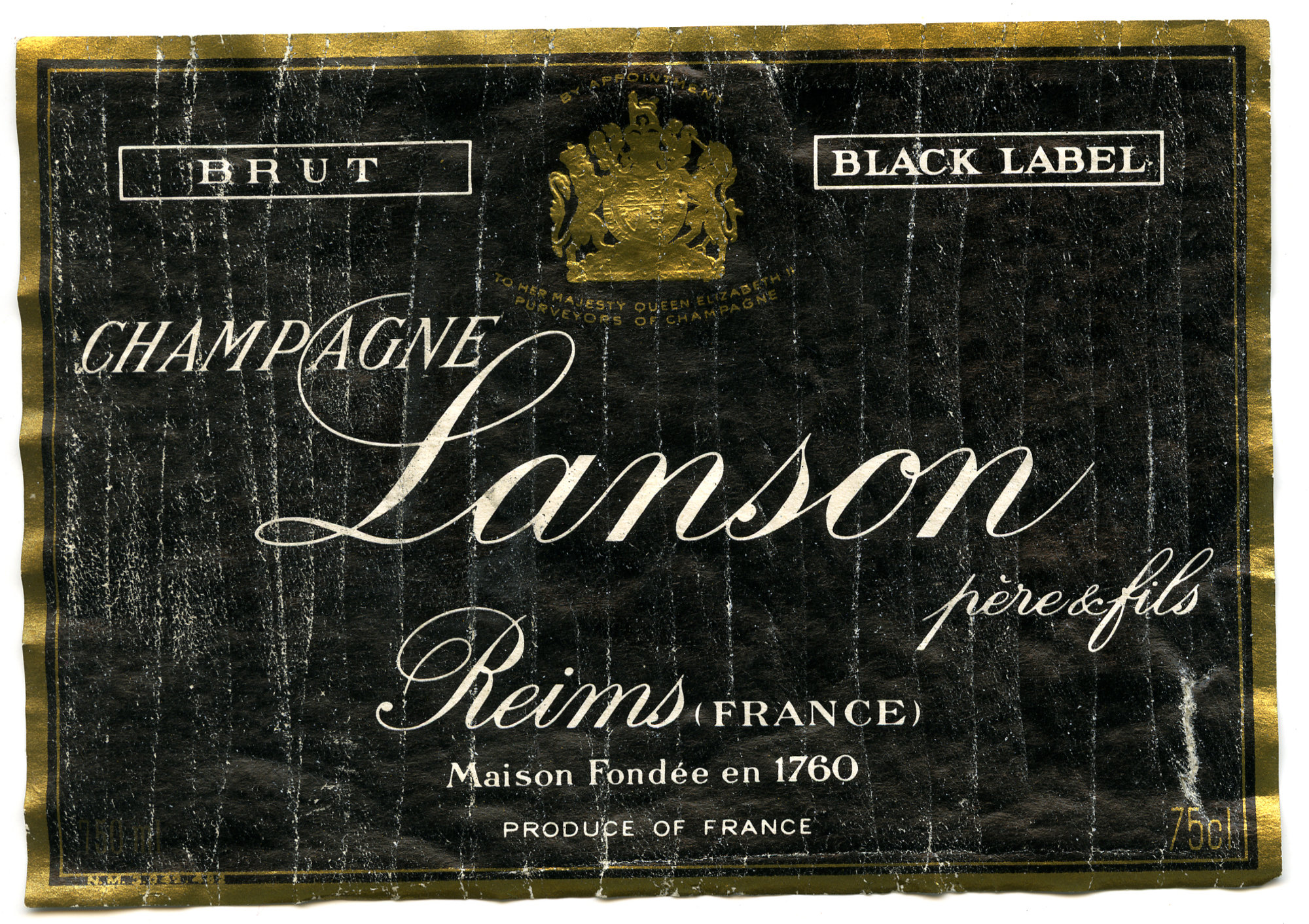 Maison Fondee Champagne Label [n.d.] | Living Histories