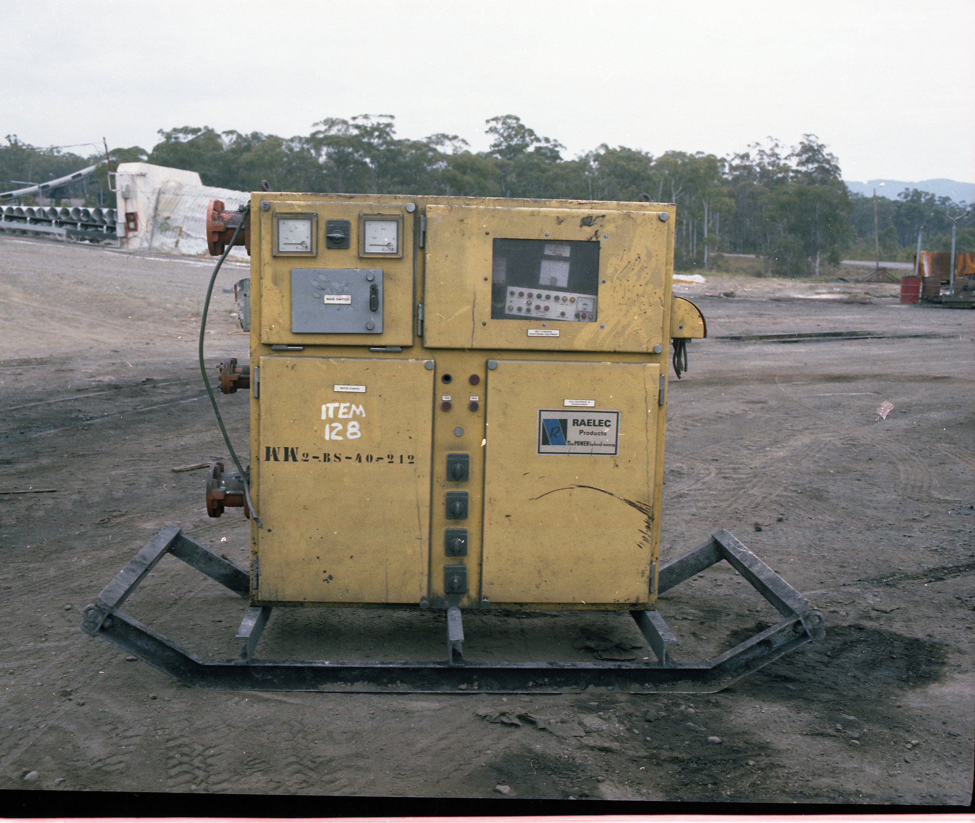 West Wallsend No.2 Colliery - Damaged equipment from 1 West Section ...