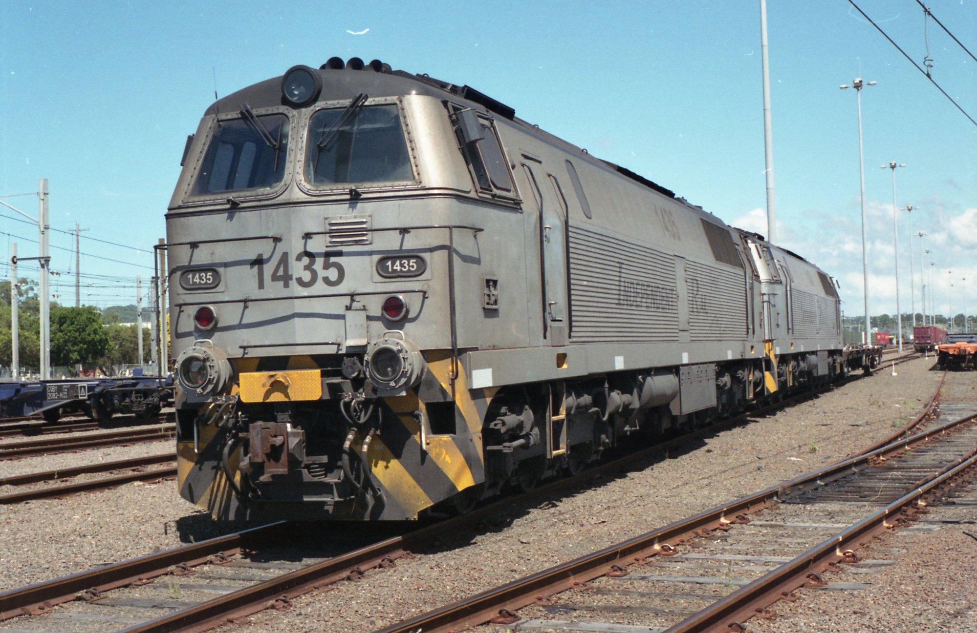 Independent Rail locomotives in Broadmeadow Yard, May 2008. | Living ...