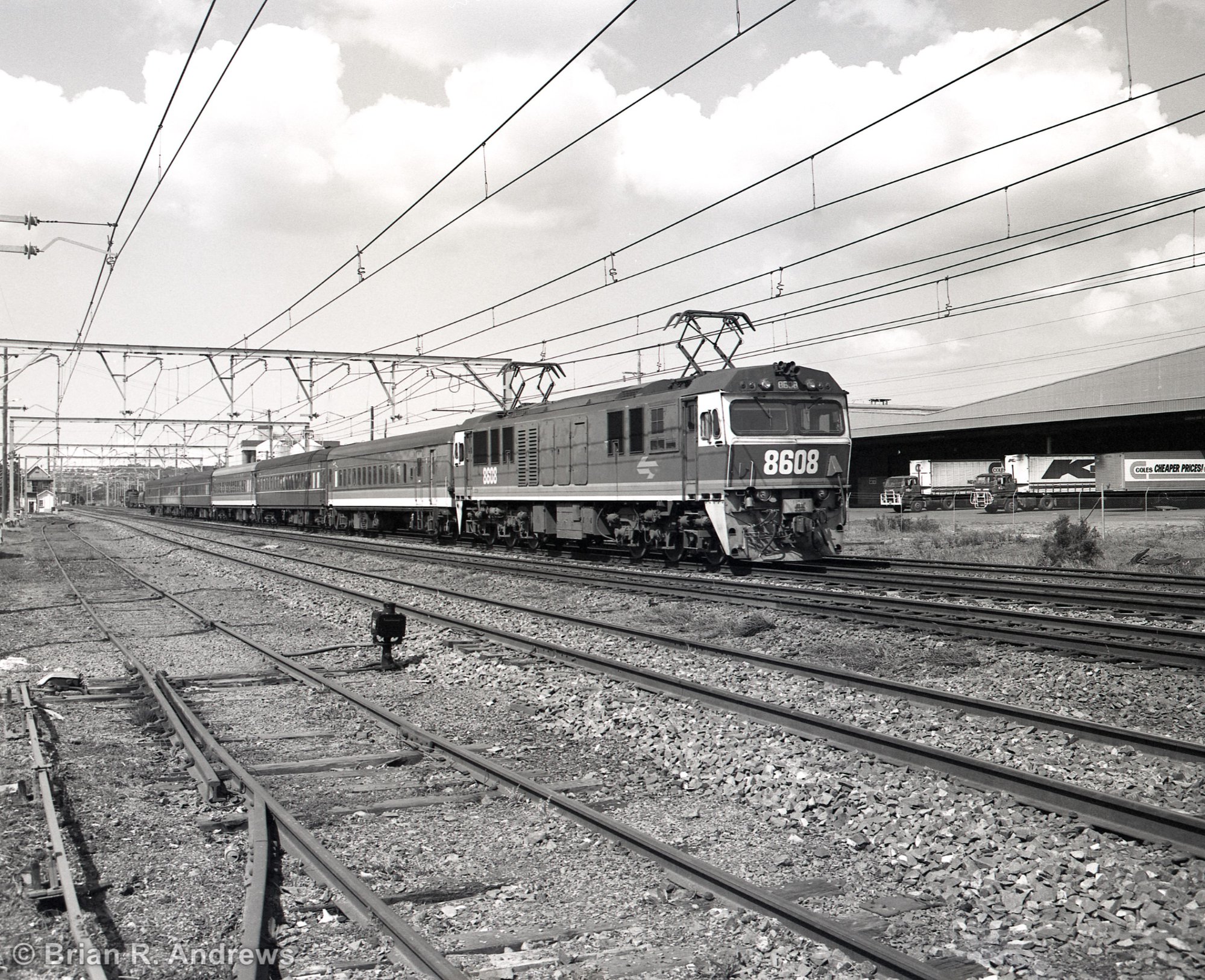 8603 at Broadmeadow Station, 15 September 1984, Richmond Vale Railway ...