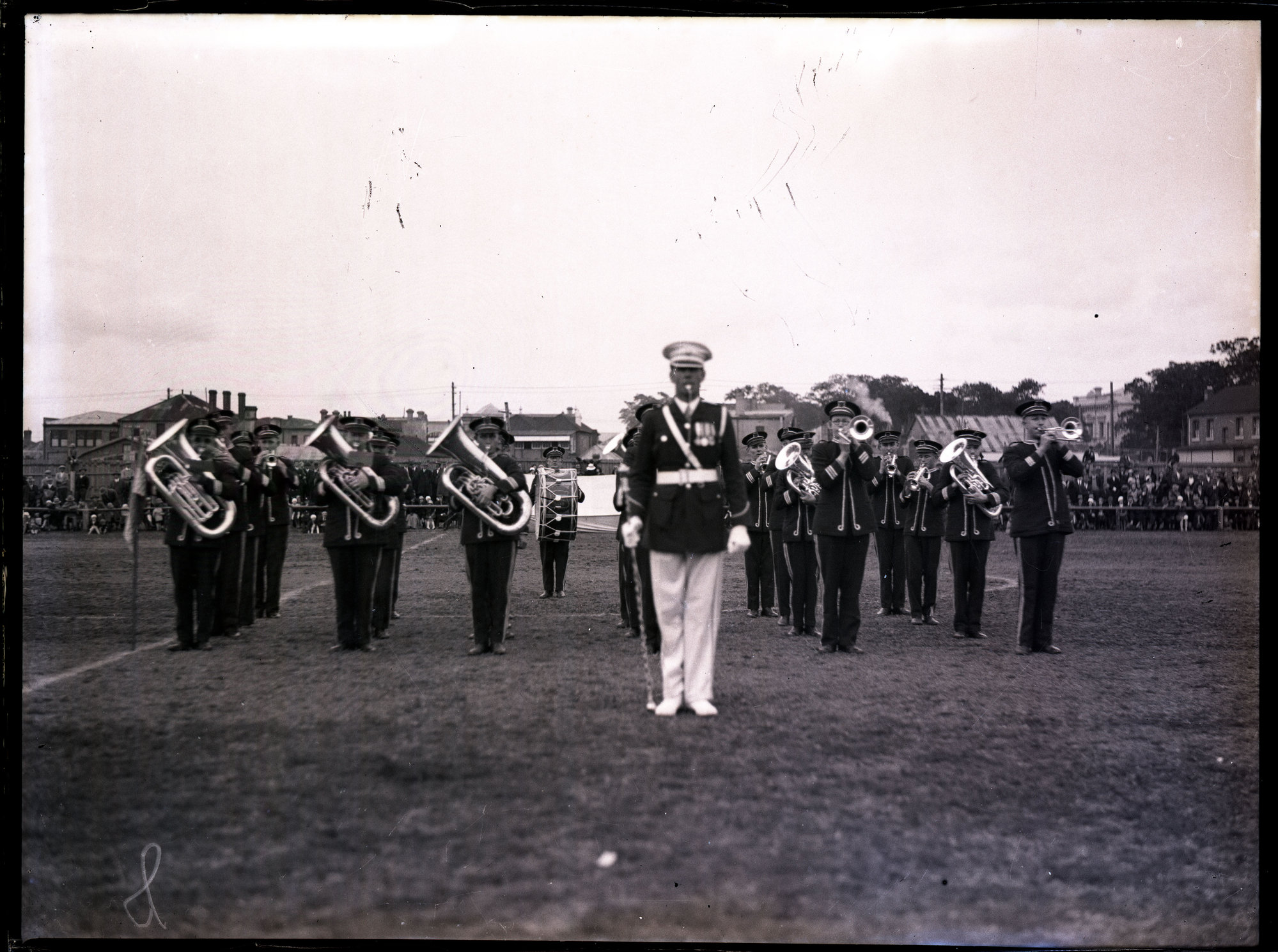 Marching Band, [February 1938] | Living Histories