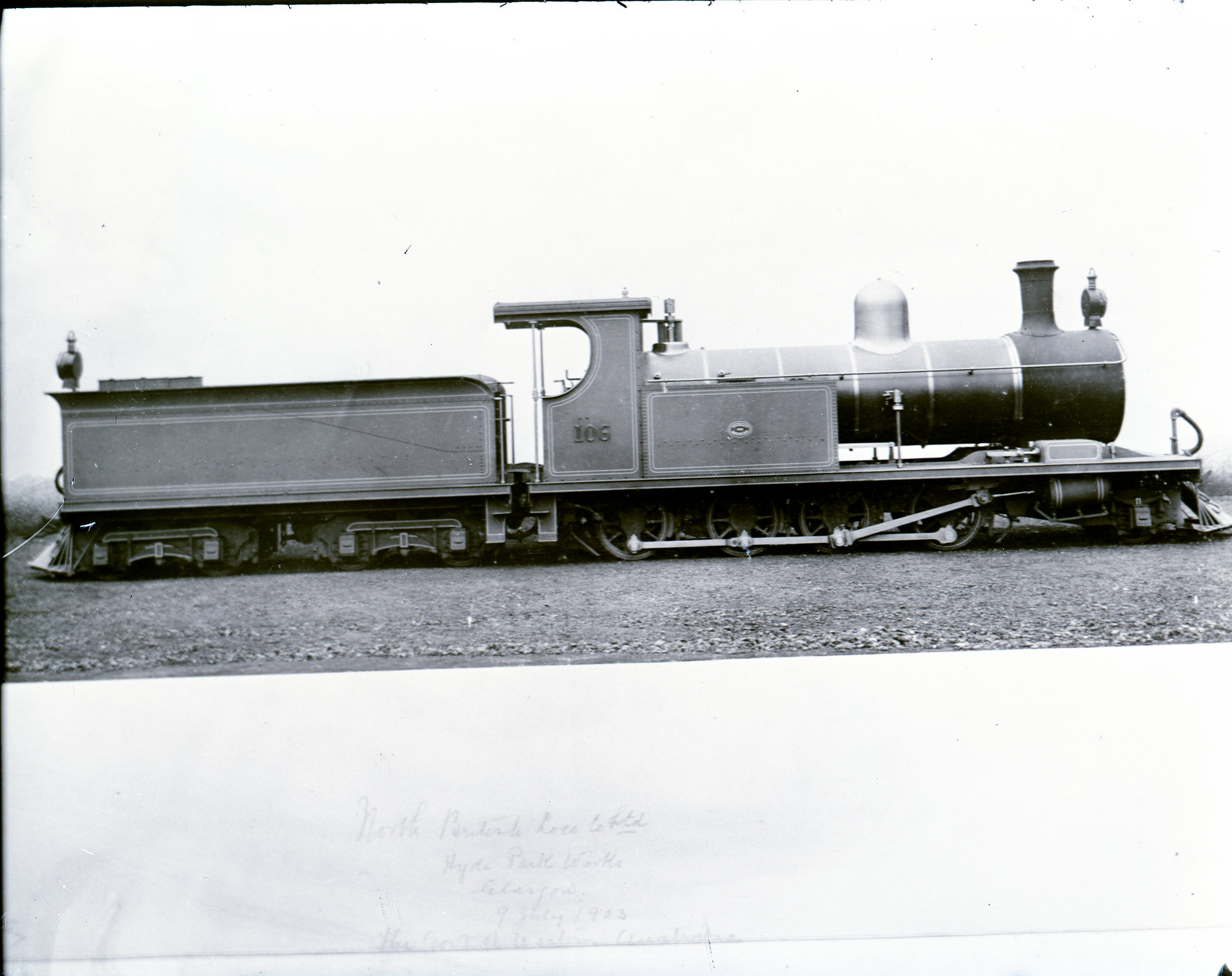 WAGR O class 2-8-0, no. 106, Hyde Park works of the North British ...