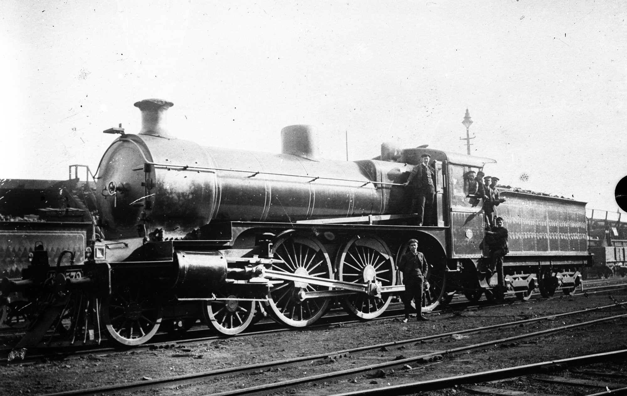 Victorian Railways A2 class 4-6-0, No. 572, class prototype, 1907 ...