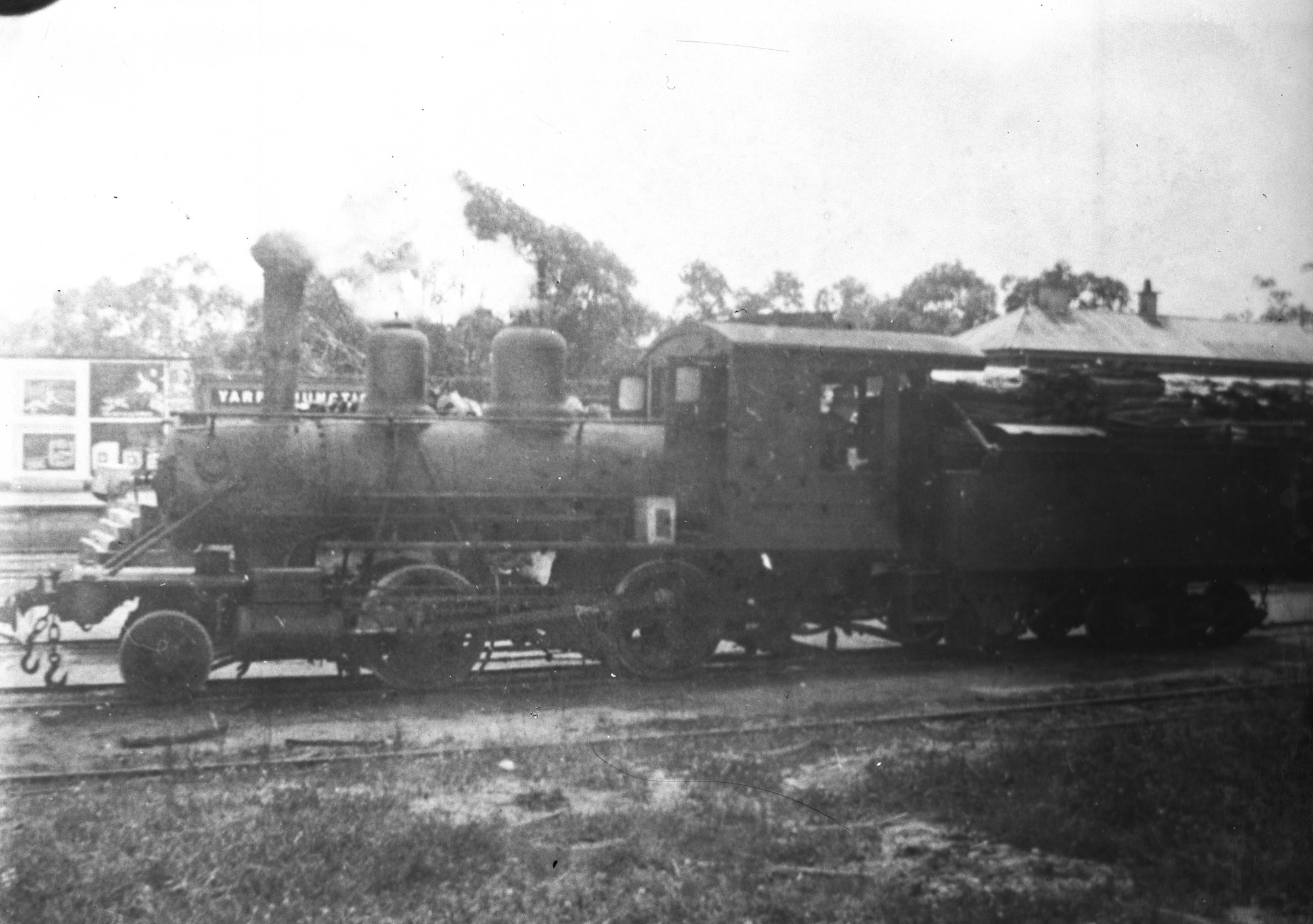 Powelltown Tramway 2-4-0, Baldwin-built in 1912, at Yarra Junction ...