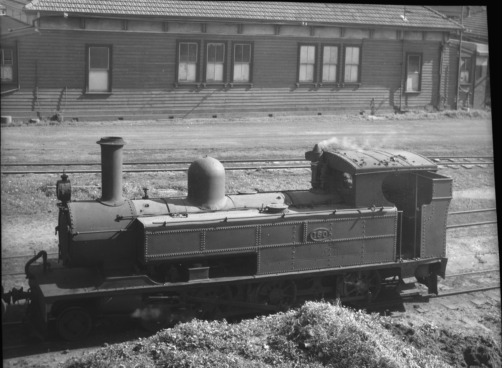 WAGR B Class 4-6-0T, no. 180, on a siding, unidentified location, [n.d ...