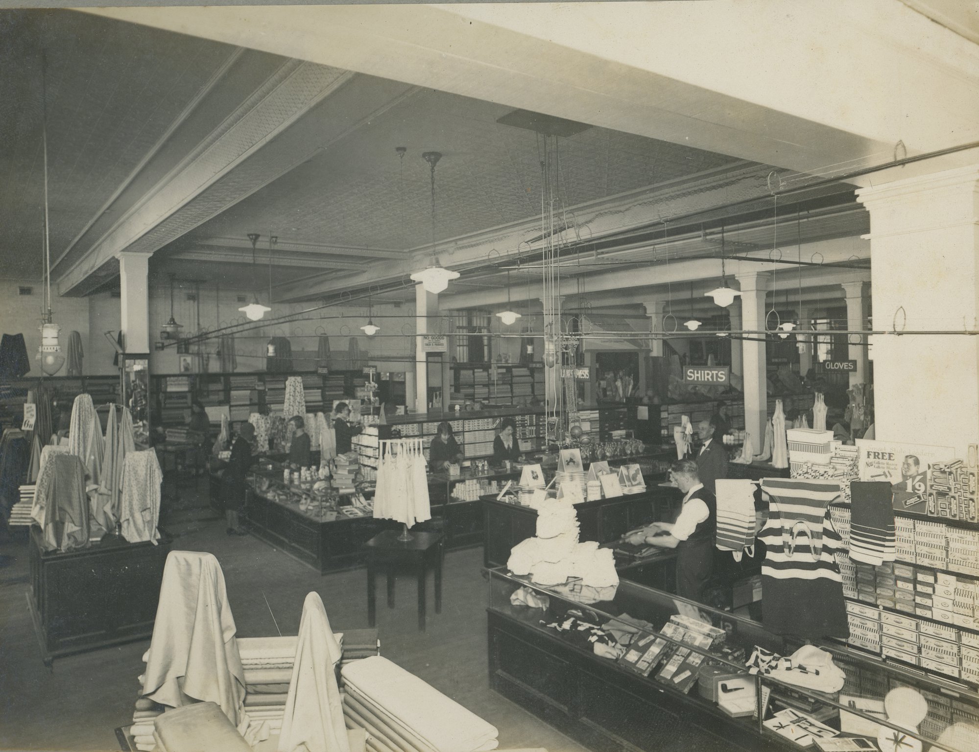 Newcastle Co-op Store interior c. 1920's | Living Histories