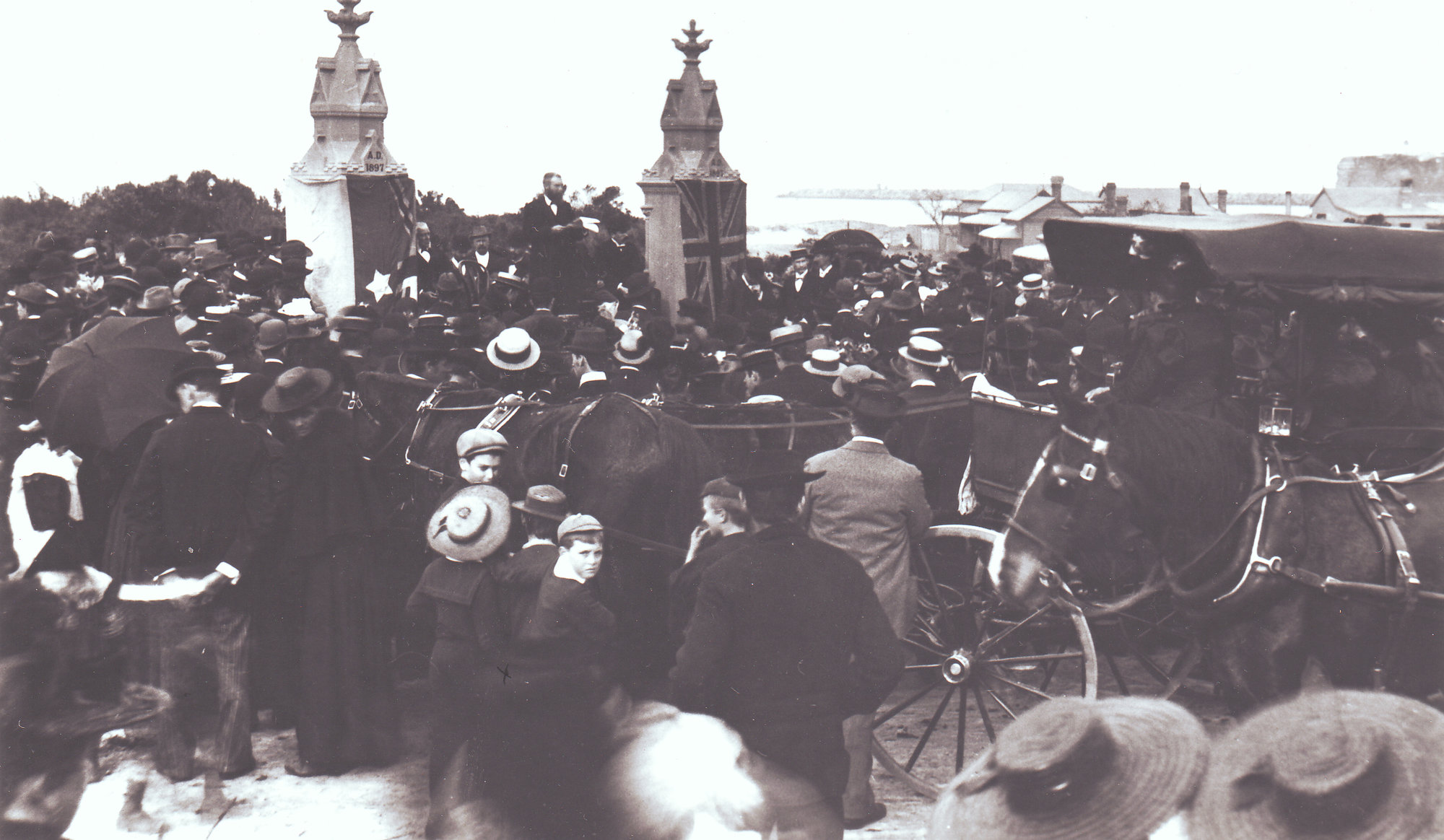 Dedication of Stockton Mine Disaster Memorial, 1897 | Living Histories