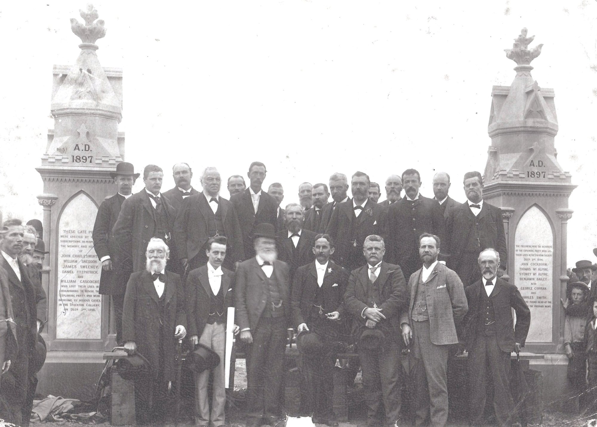 Dedication of Stockton Mine Disaster Memorial, 1897 | Living Histories