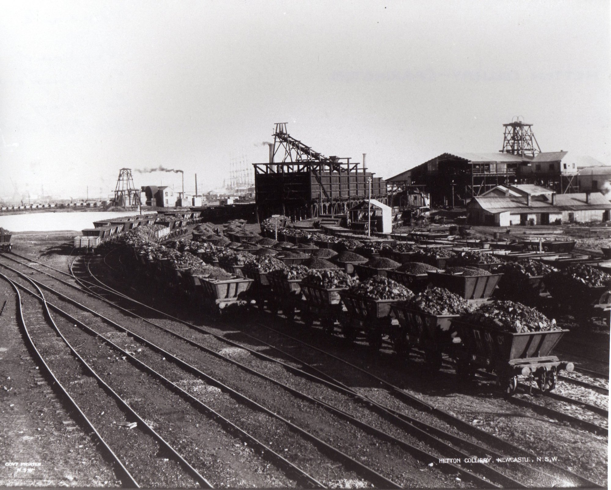 Hetton Colliery, Carrington, NSW, 1914 | Living Histories