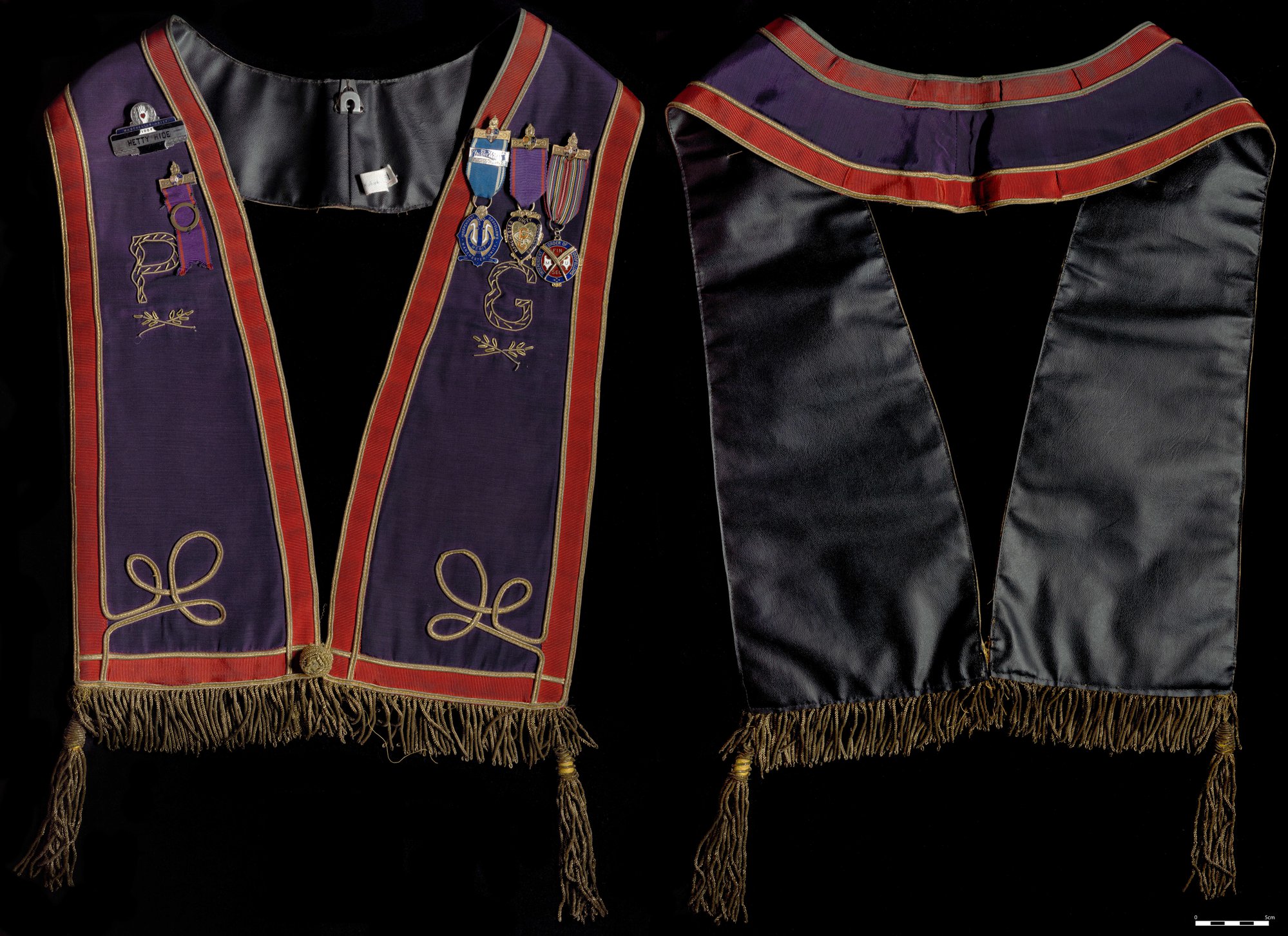 Manchester Unity I.O.O.F regalia, Hetty Hide | Living Histories