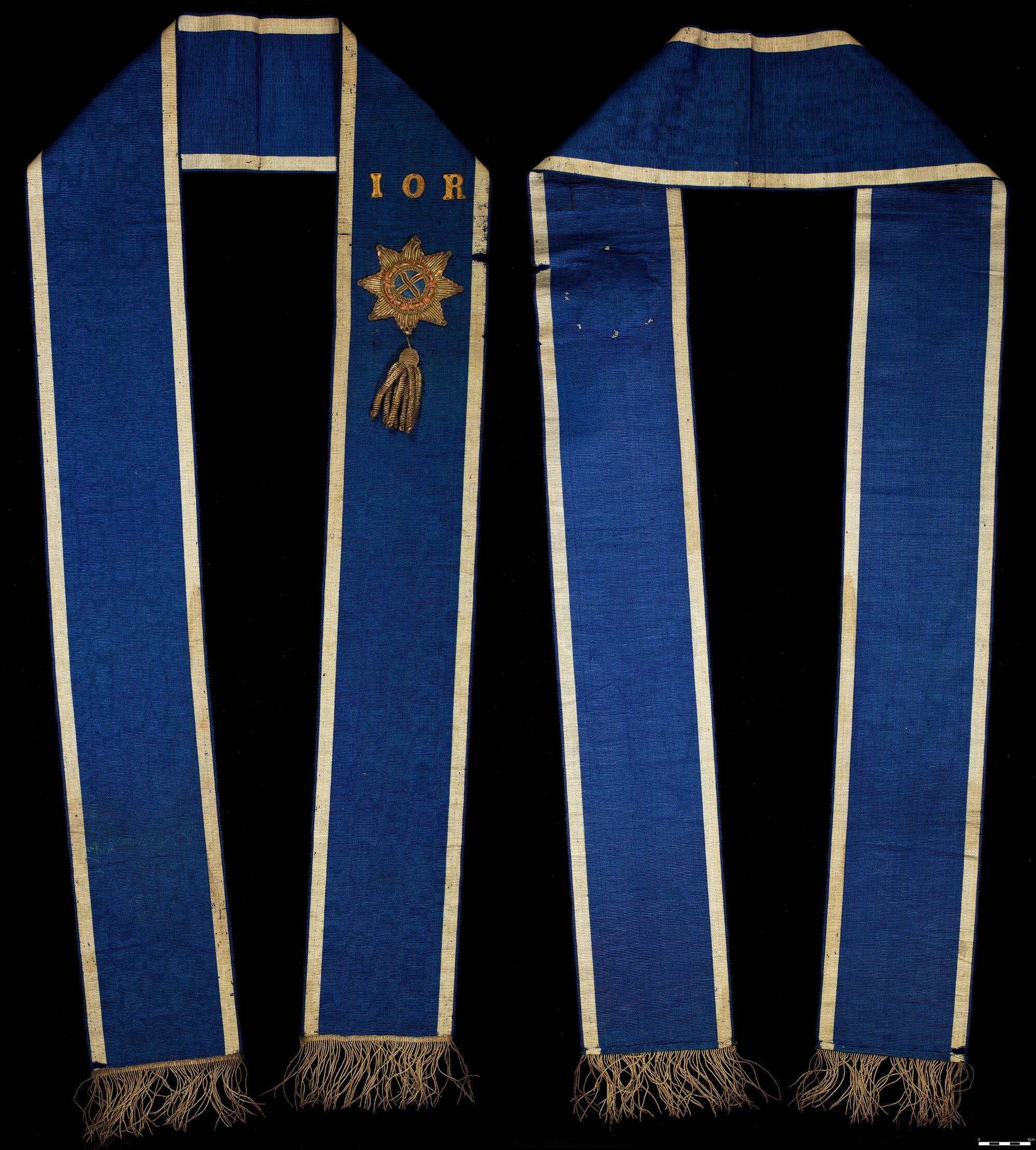 Sash, Independent Order of Rechabites Salford Unity, with I.O.R ...