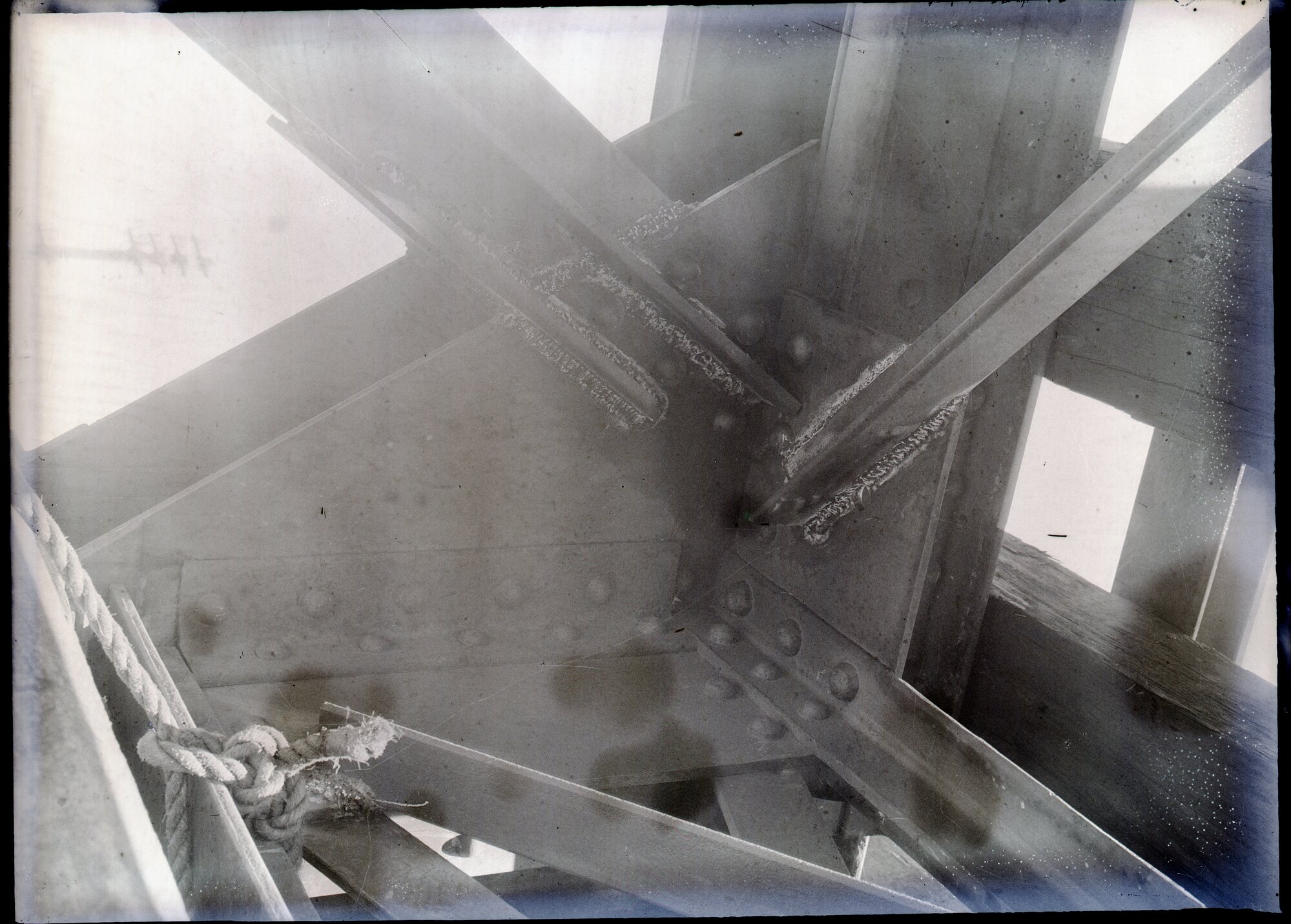 NSWGR, welds on Ironbark Creek Bridge, Sandgate, NSW, [1912] | Living ...
