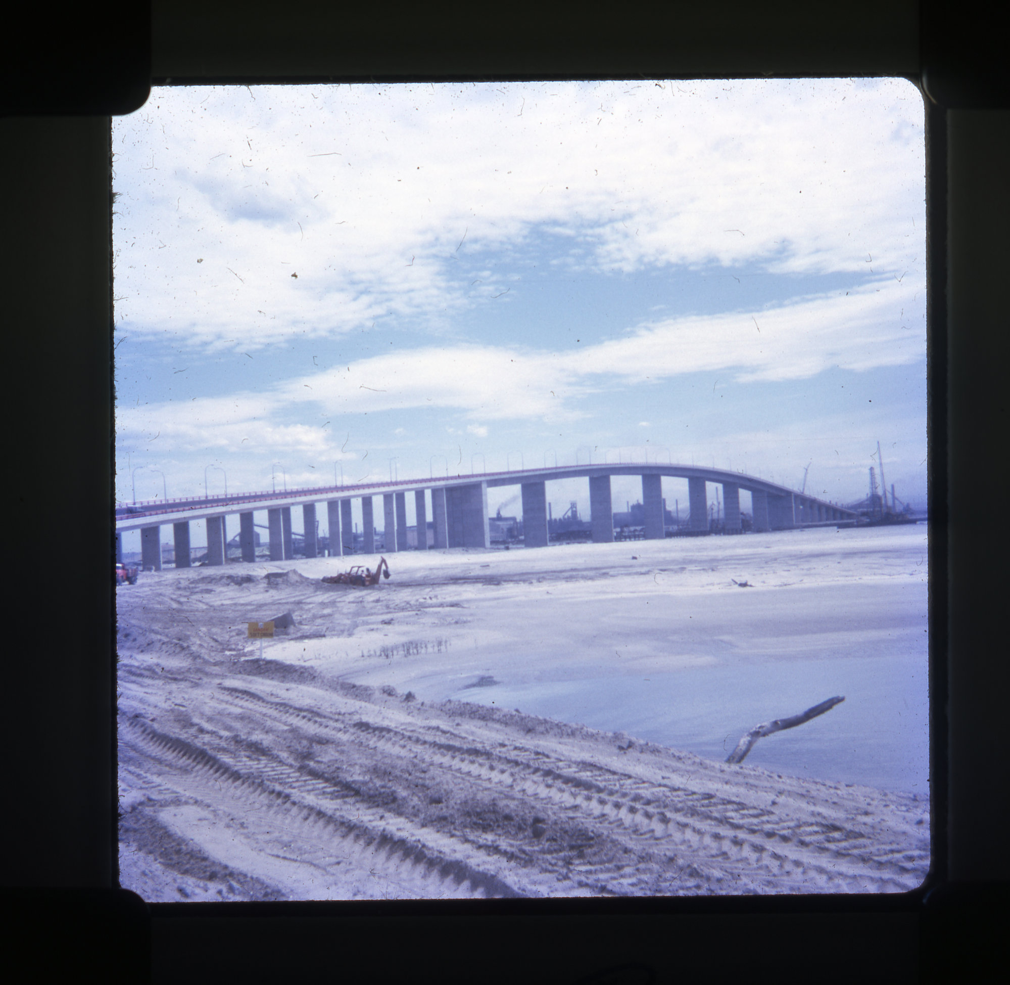 Stockton Bridge Stockton [Kooragang] end, NSW, 1971 | Living Histories