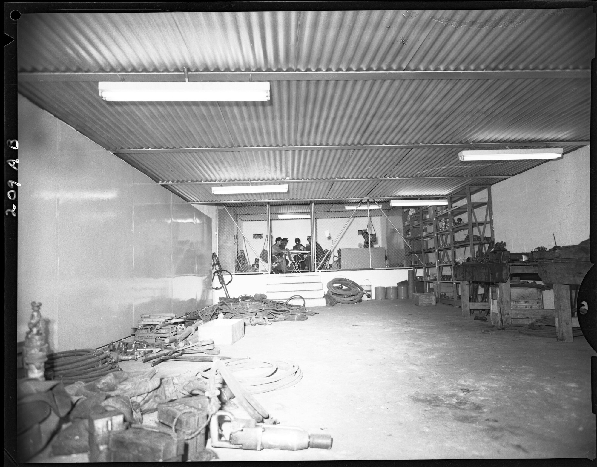 Coalcliff Colliery, miners at a table, 1959 | Living Histories